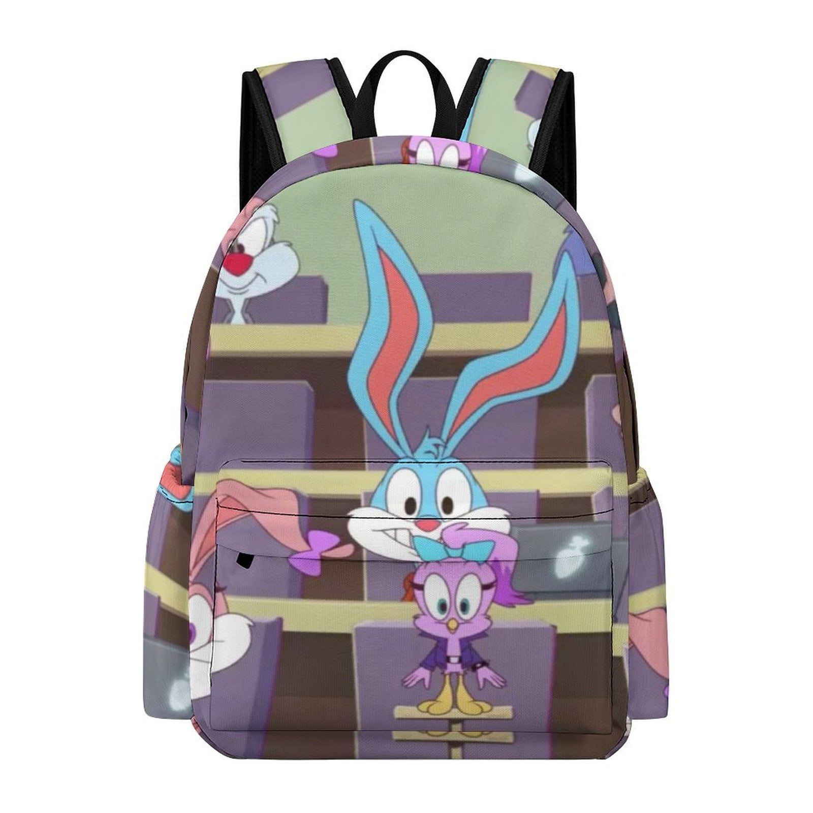 Cartoon Tiny Toons Looniversity Adjustable Backpack Laptop Daypack ...