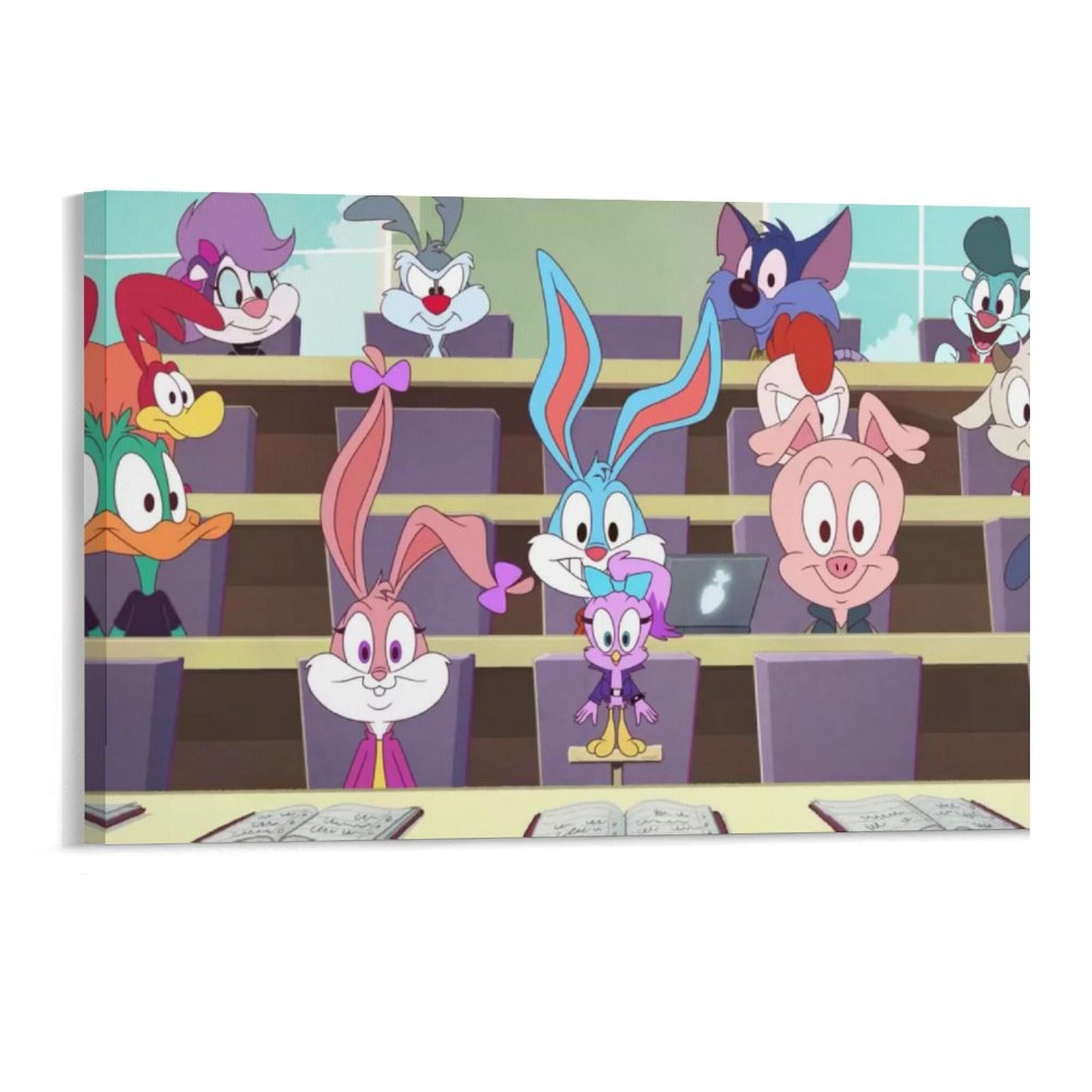 Cartoon Tiny Toons Looniversity Decorative Painting Canvas Wall Poster ...