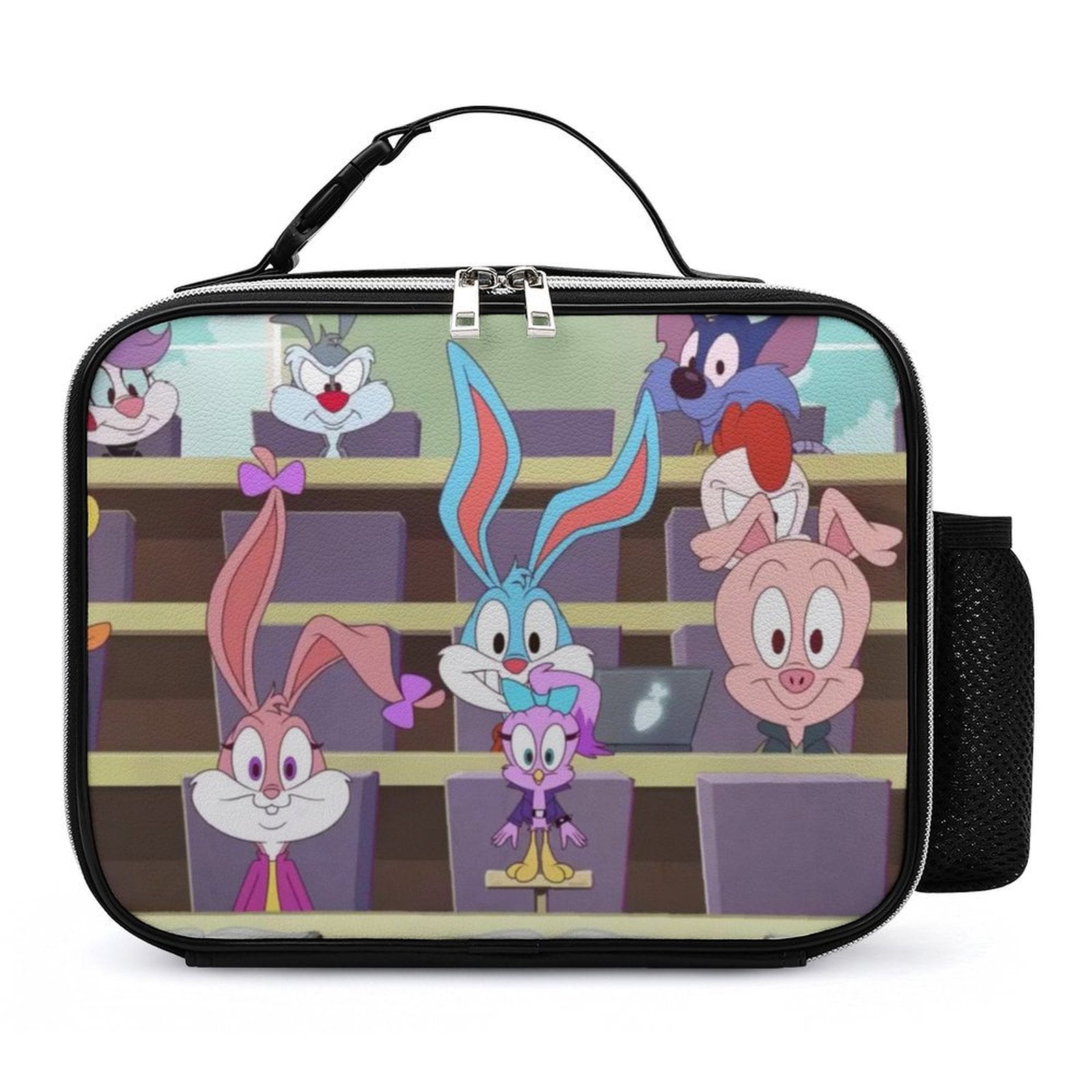 Cartoon Tiny Toons Looniversity Insulated Portable Lunch Bag Leather ...