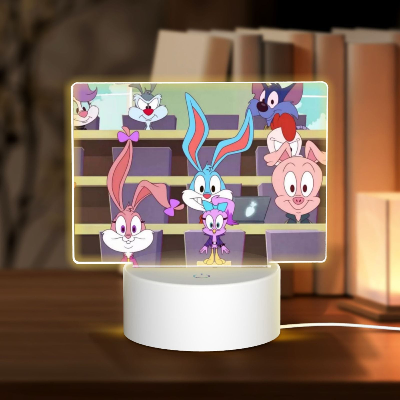 Cartoon Tiny Toons Looniversity Rectangular Acrylic Night Light ...