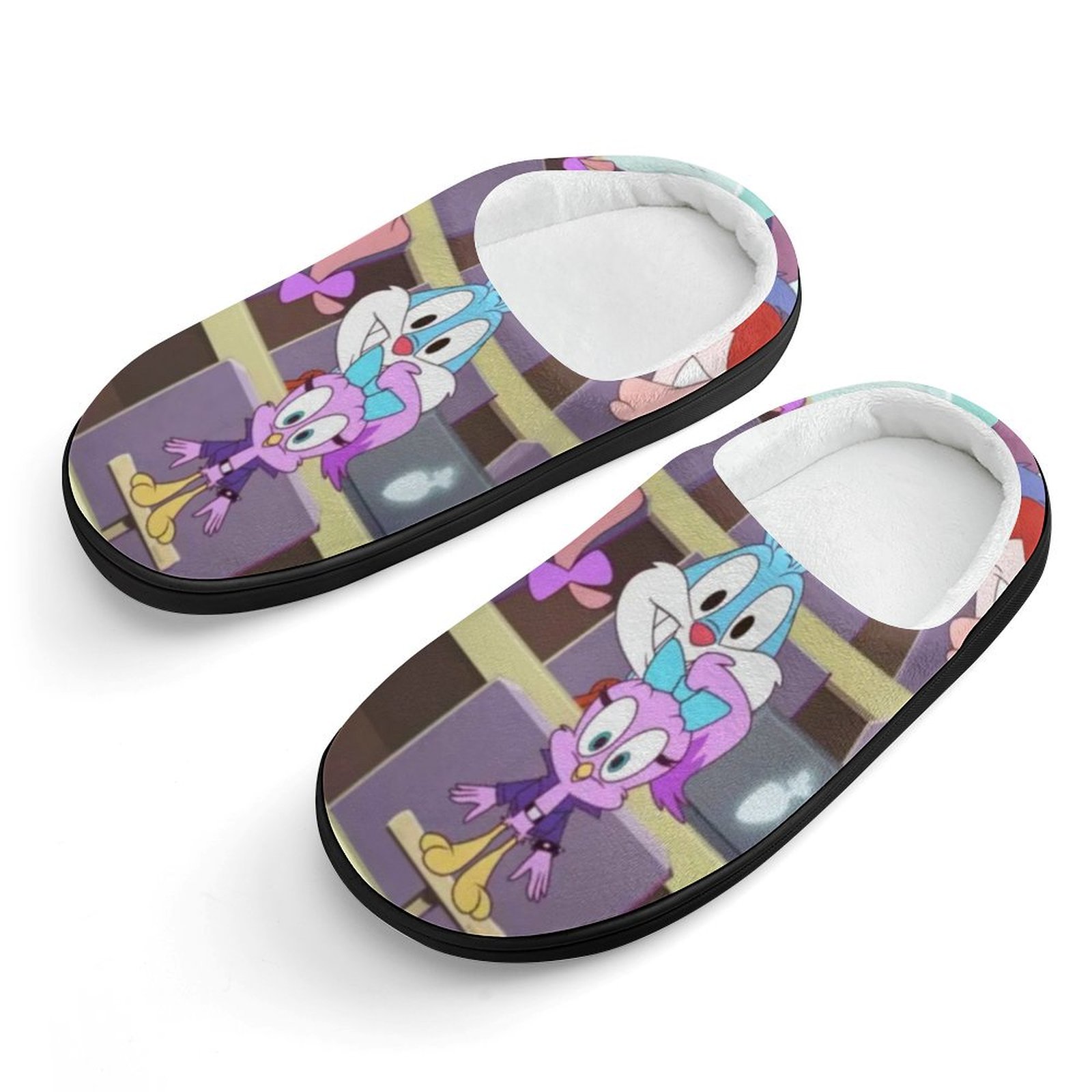 Cartoon Tiny Toons Looniversity Soft Plush Slippers for Boys Girls ...