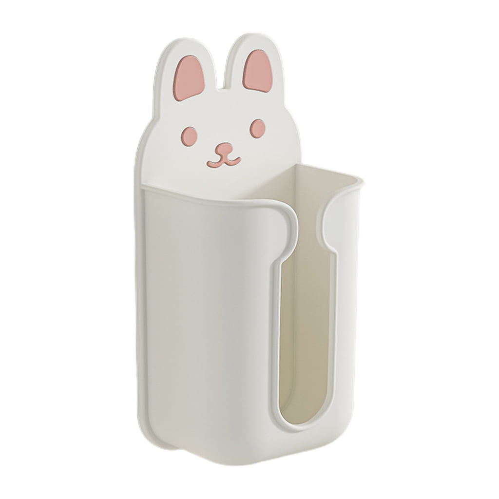 Cartoon Tissue Holder Wall-Mounted Tissue Box Adhesive Paper Dispenser ...
