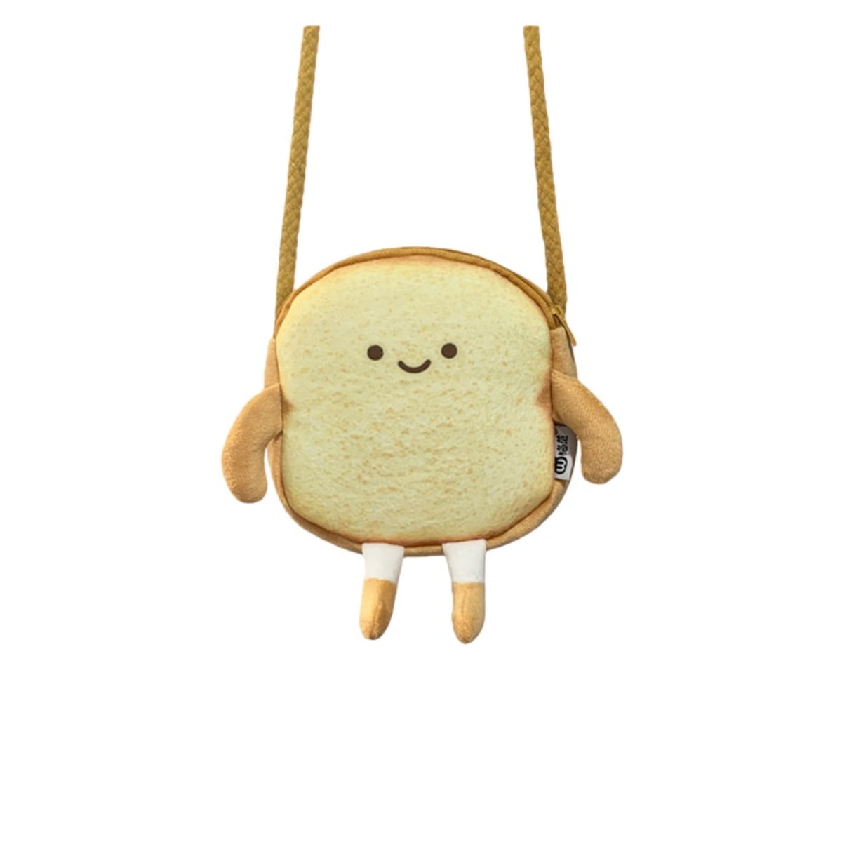 Cartoon Toast Shape Plush Coin Purse, Pouch Bags Portable Plush Wallet ...