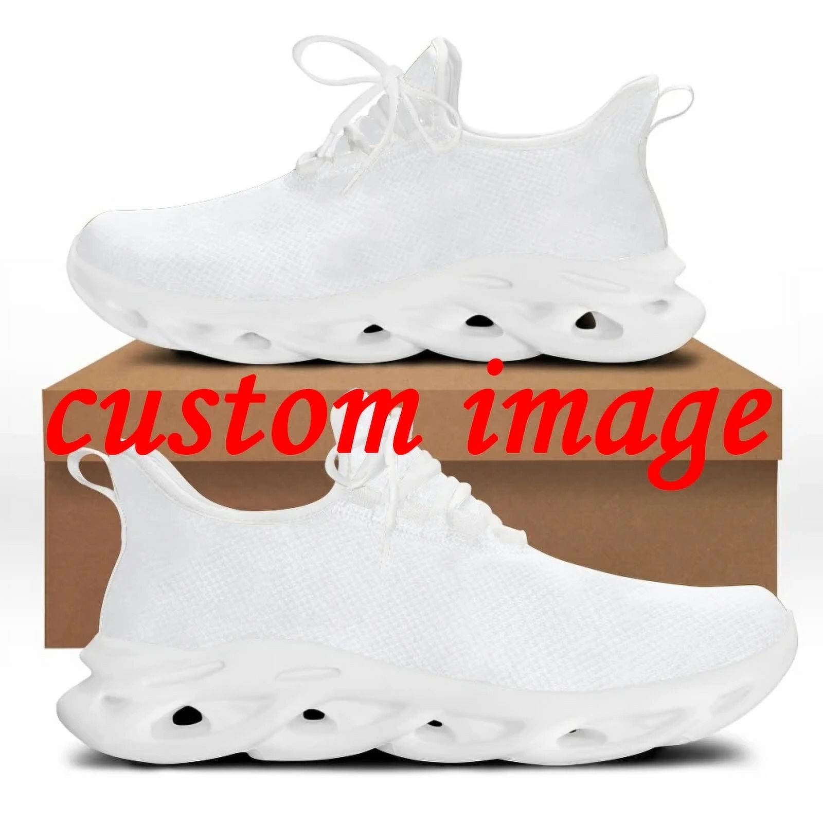 Cartoon Tooth Design Pattern Sneakers Dentist Print Design Flat Shoes ...