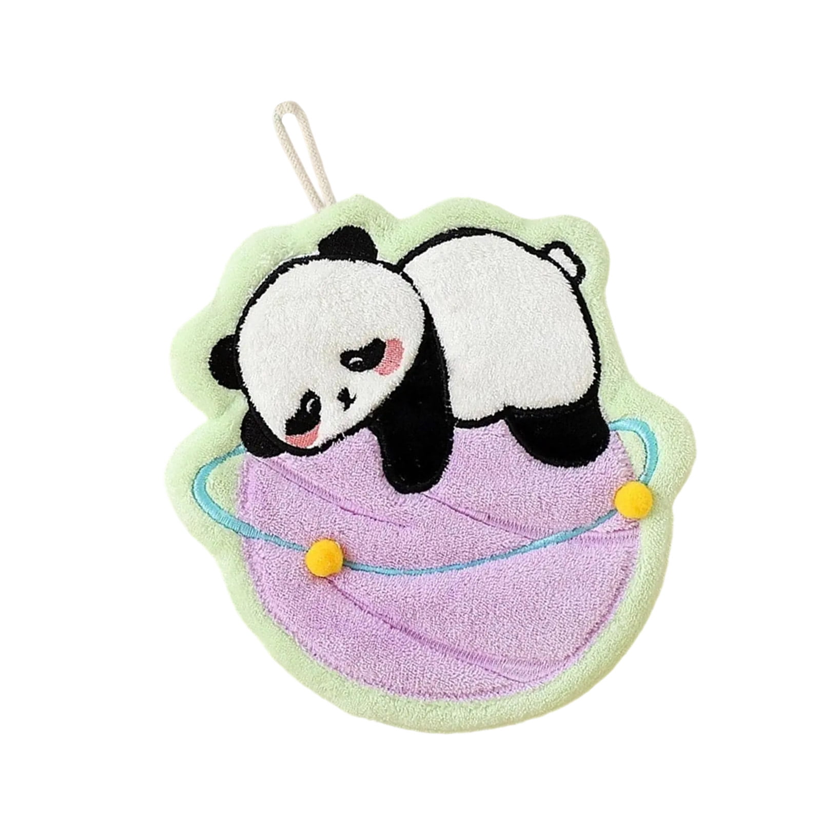 Cartoon Towel Lovely Panda Absorbent Thick Hand Towels for Kitchen and ...