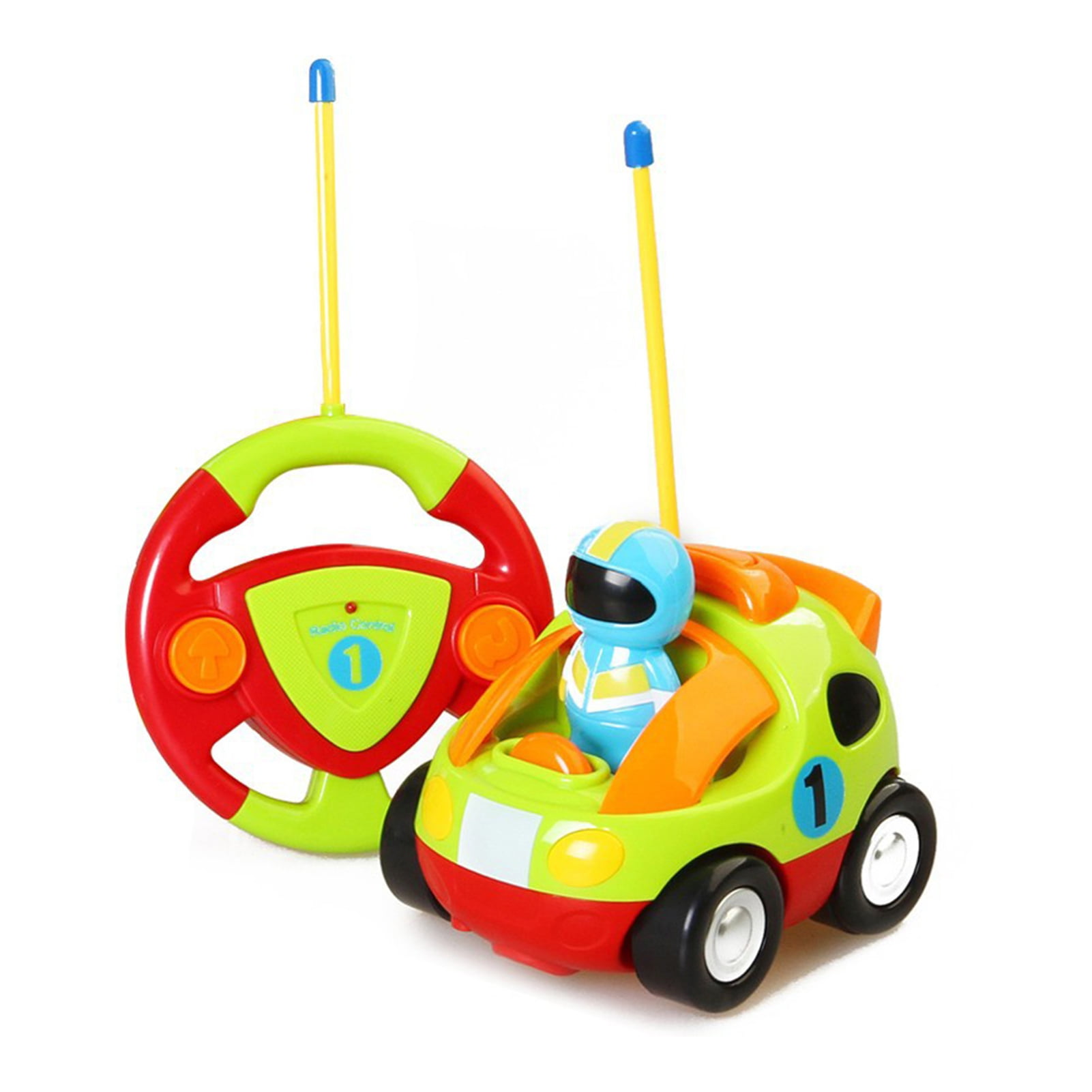 Cartoon Toy Car with Music Light Cute Detachable Doll Miniature Police ...