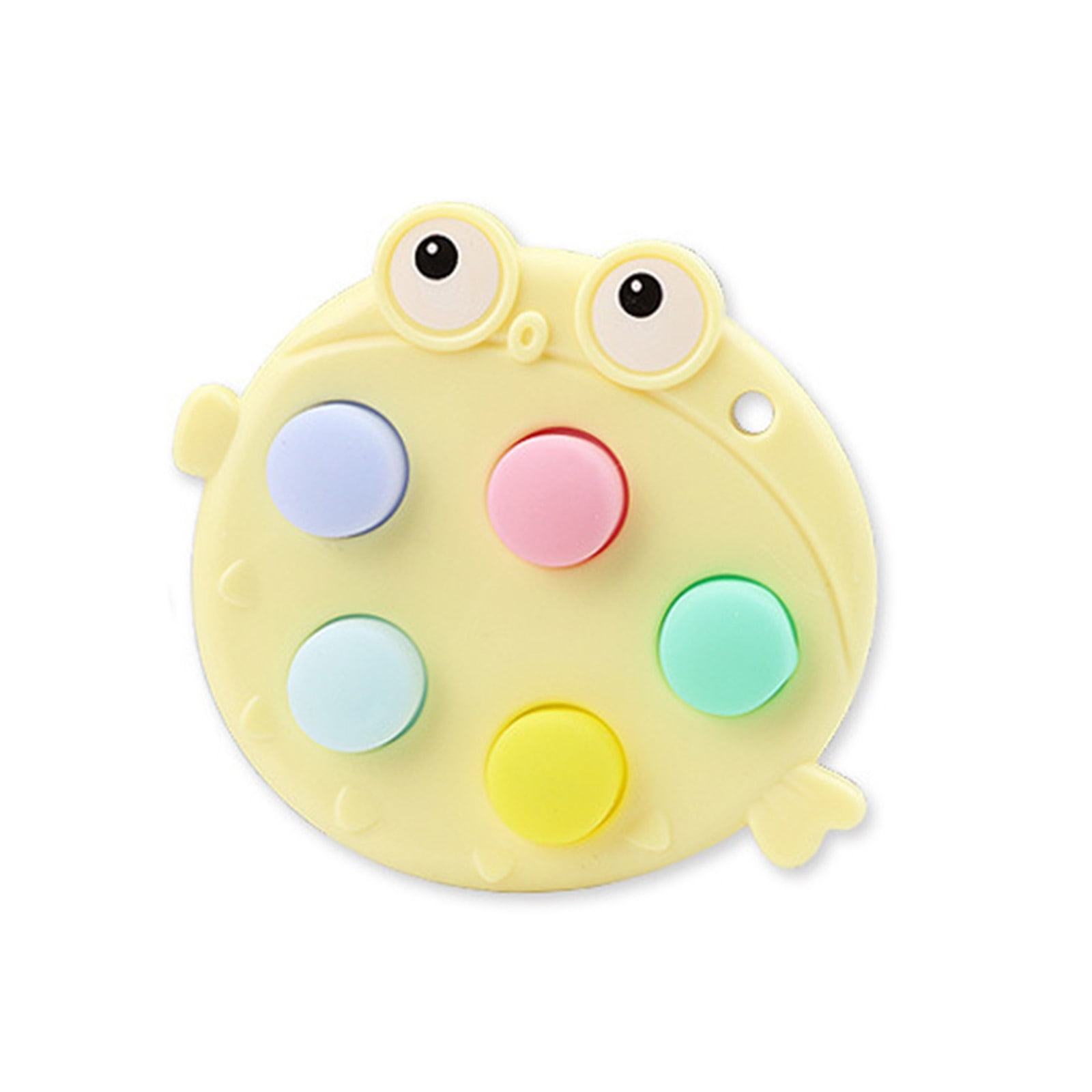 Cartoon Toy Fish Shape Bubble Pressing Toy Keychain Holding Sensory Toy ...