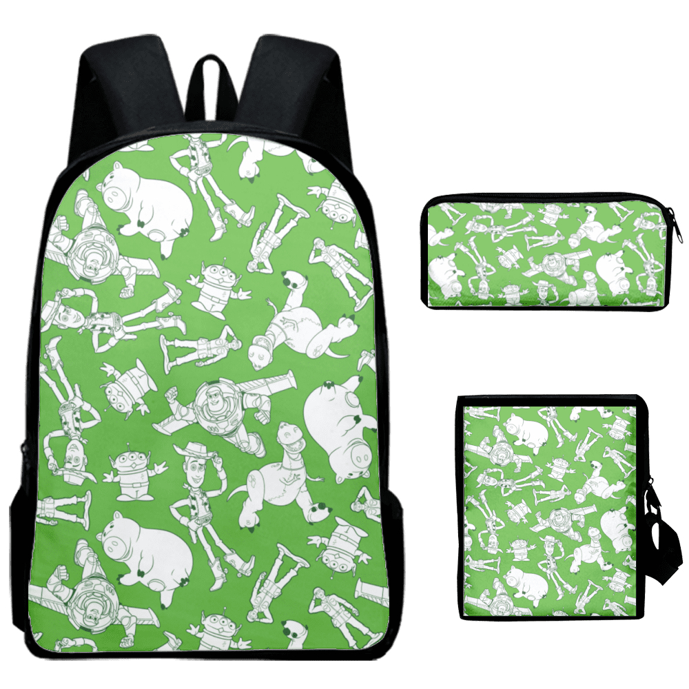 Cartoon Toy Story Backpack Classics Rucksack with Lunch Bag and Pencil ...