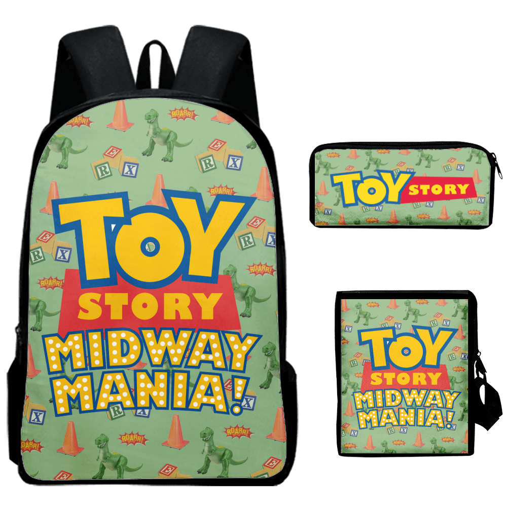Cartoon Toy Story Backpacks Funny Schoolbag Large-capacity for Teenager ...