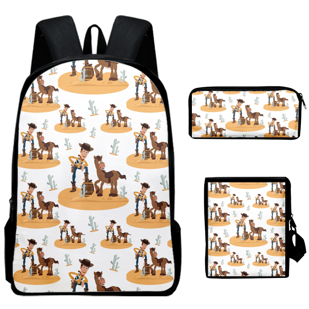 Cartoon Toy Story Bookbag Cool Backpack Large-capacity for Girls-Boys ...