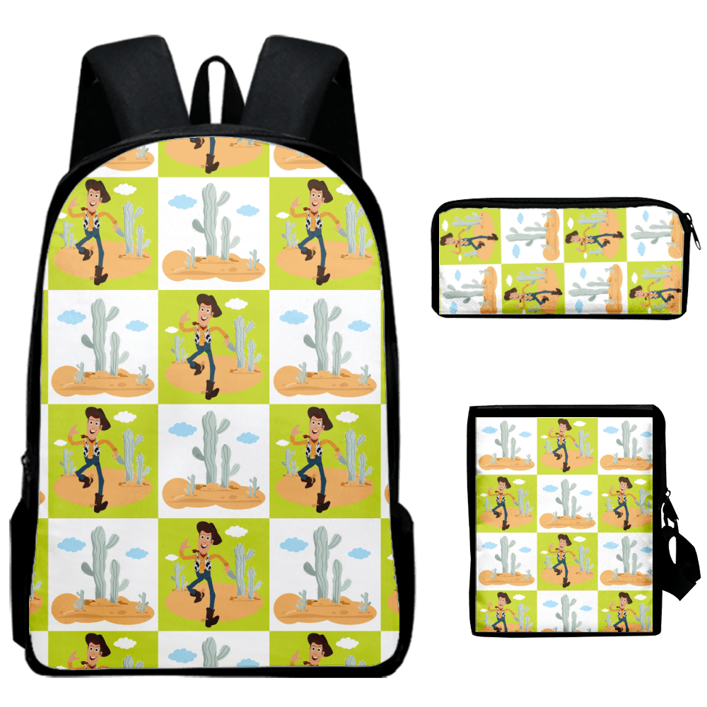 Cartoon Toy Story Kids Backpack Colorful Backpack with Crossbody Bag ...