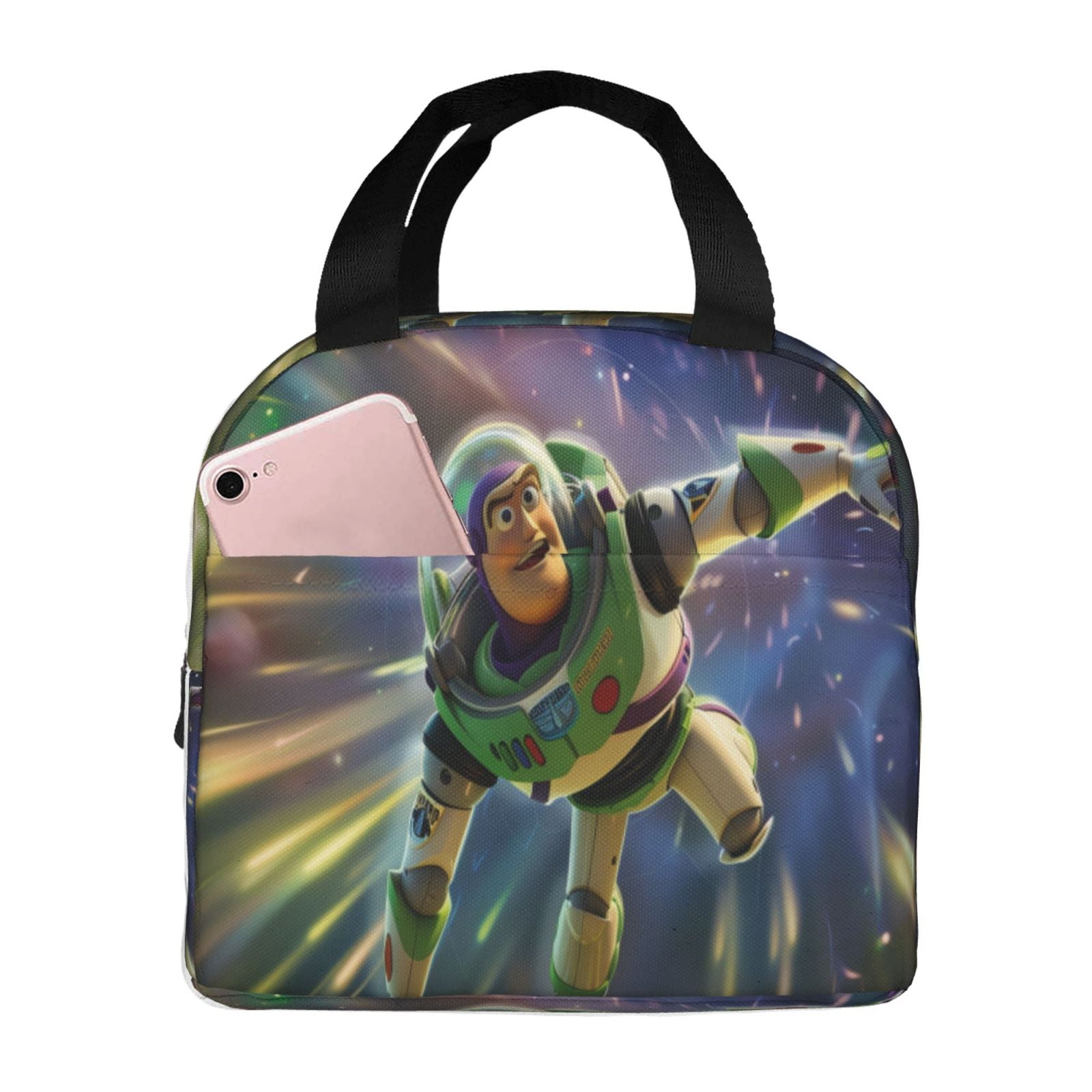 Cartoon Toy Stor Lunch Bag Pink Cactus Reusable Lunch Tote Insulated ...