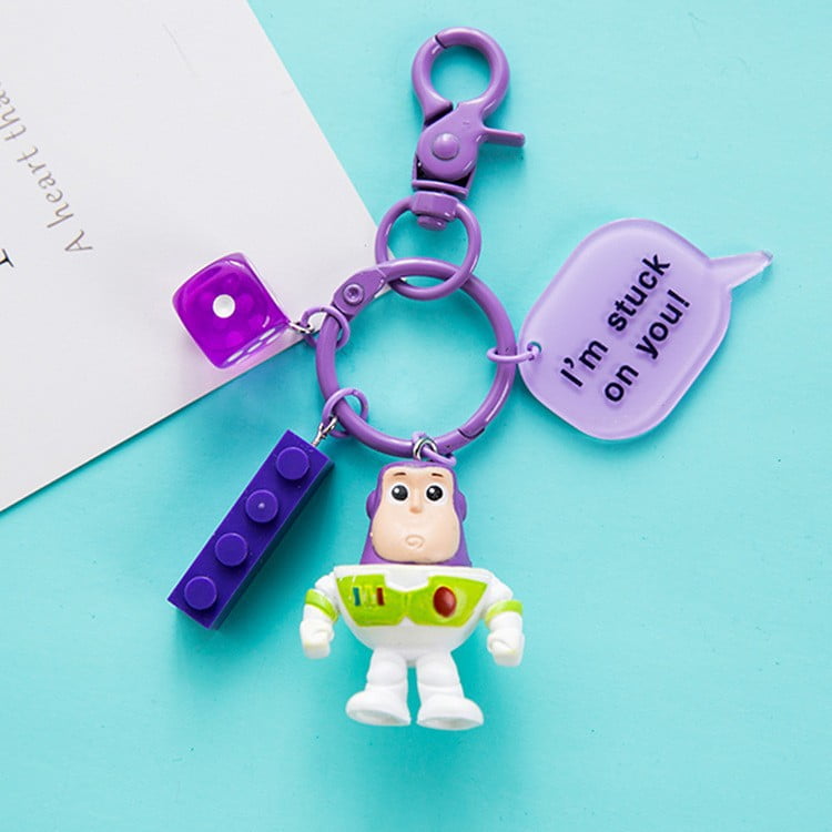 Cartoon Toy Story keychain pendant Buzz Lightyear Woody three-eyed ...