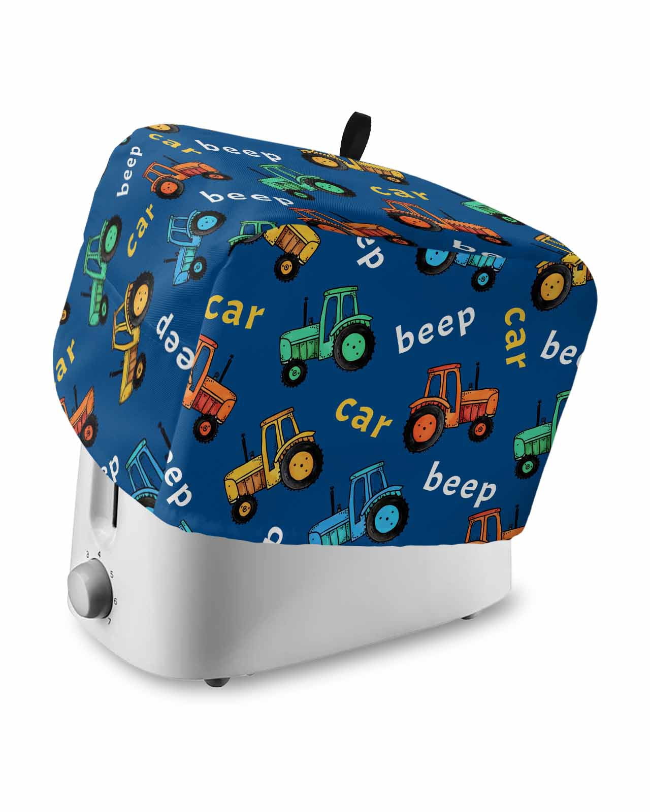 Cartoon Tractor Small Toaster Cover 2 Slice, Kitchen Appliance Covers ...