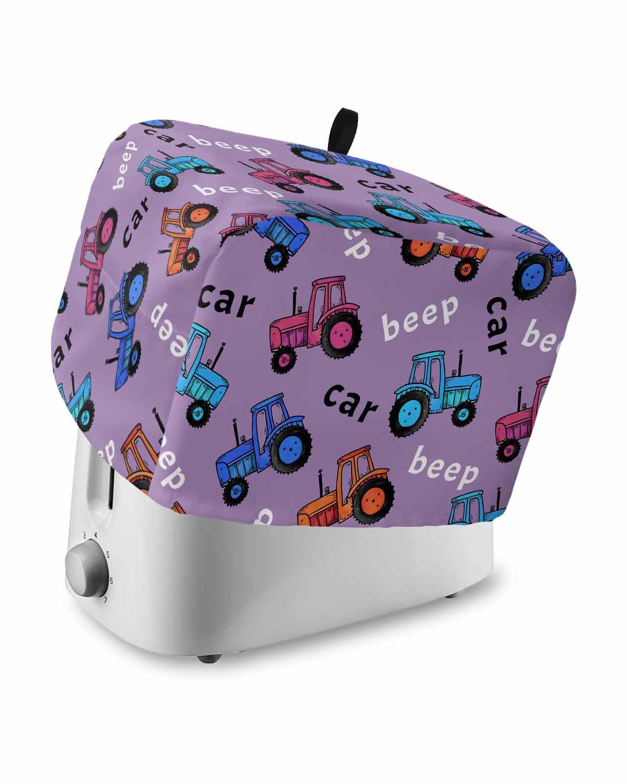 Cartoon Tractor Small Toaster Cover 2 Slice, Kitchen Appliance Covers ...