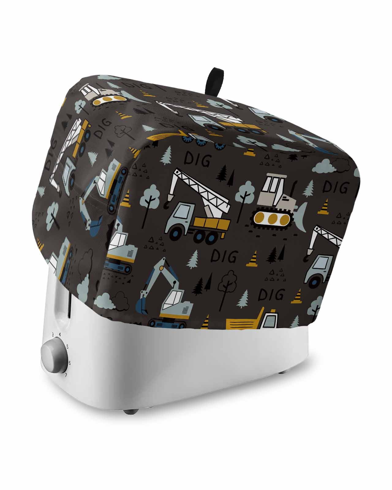 Cartoon Tractor Small Toaster Cover 2 Slice, Kitchen Appliance Covers ...