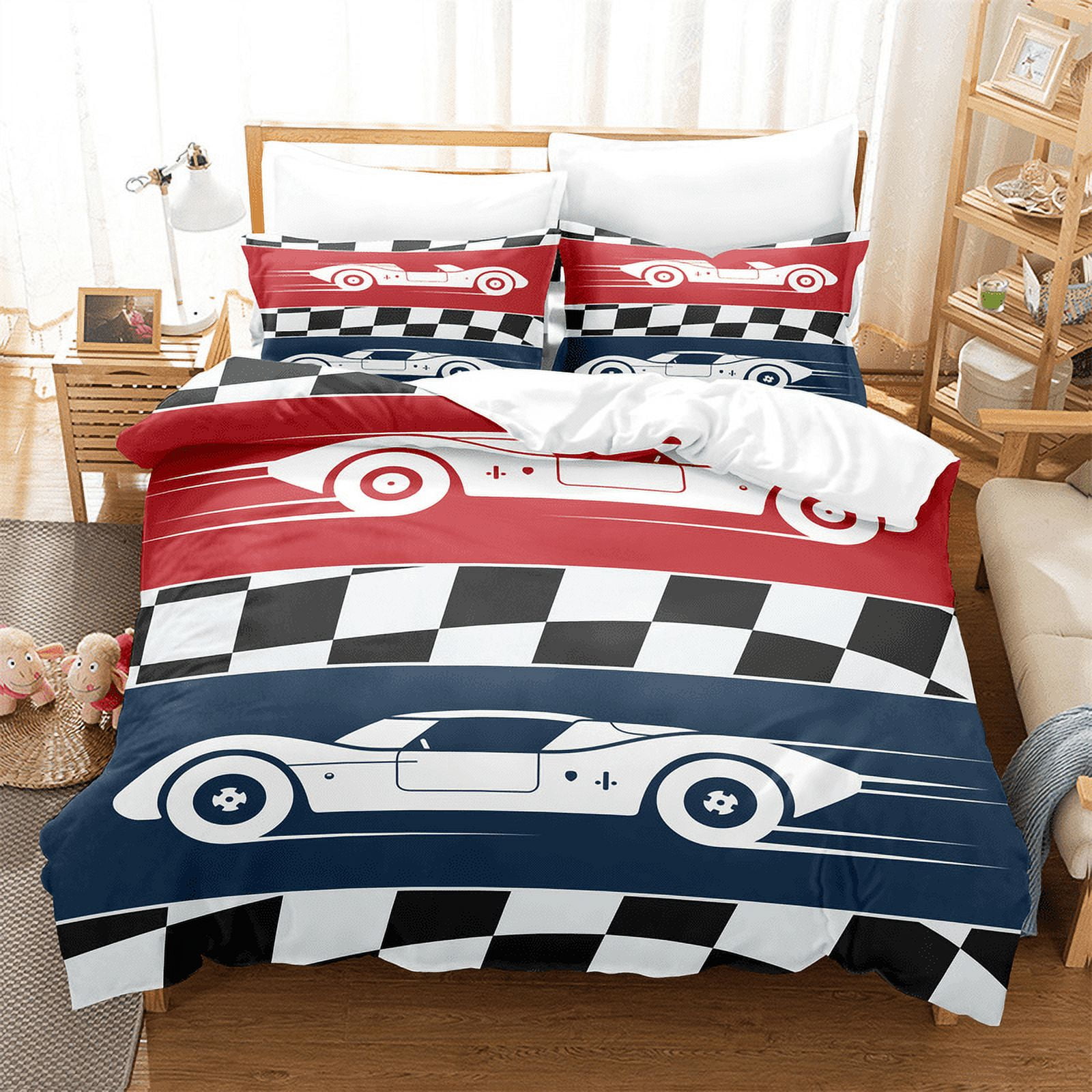 Cartoon Tractor，car Duvet Cover Set Lovely Quilt Cover Bed Linen ...