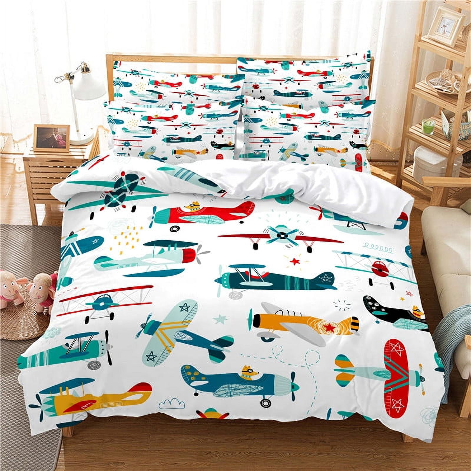 Cartoon Tractor，car Duvet Cover Set Lovely Quilt Cover Bed Linen ...
