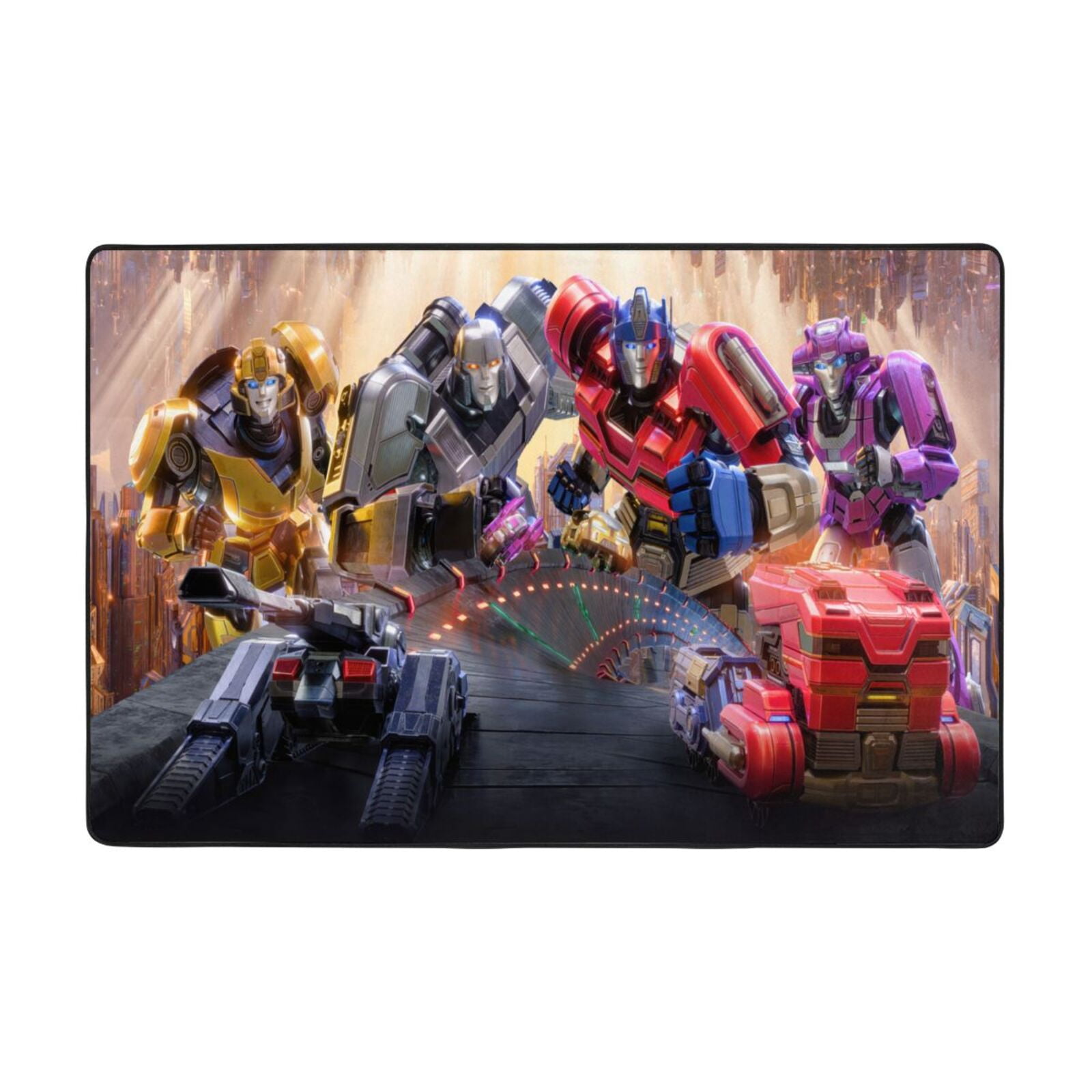 Cartoon Transformers Rugs Washable Cover Floor Rug Carpets Bathroom ...