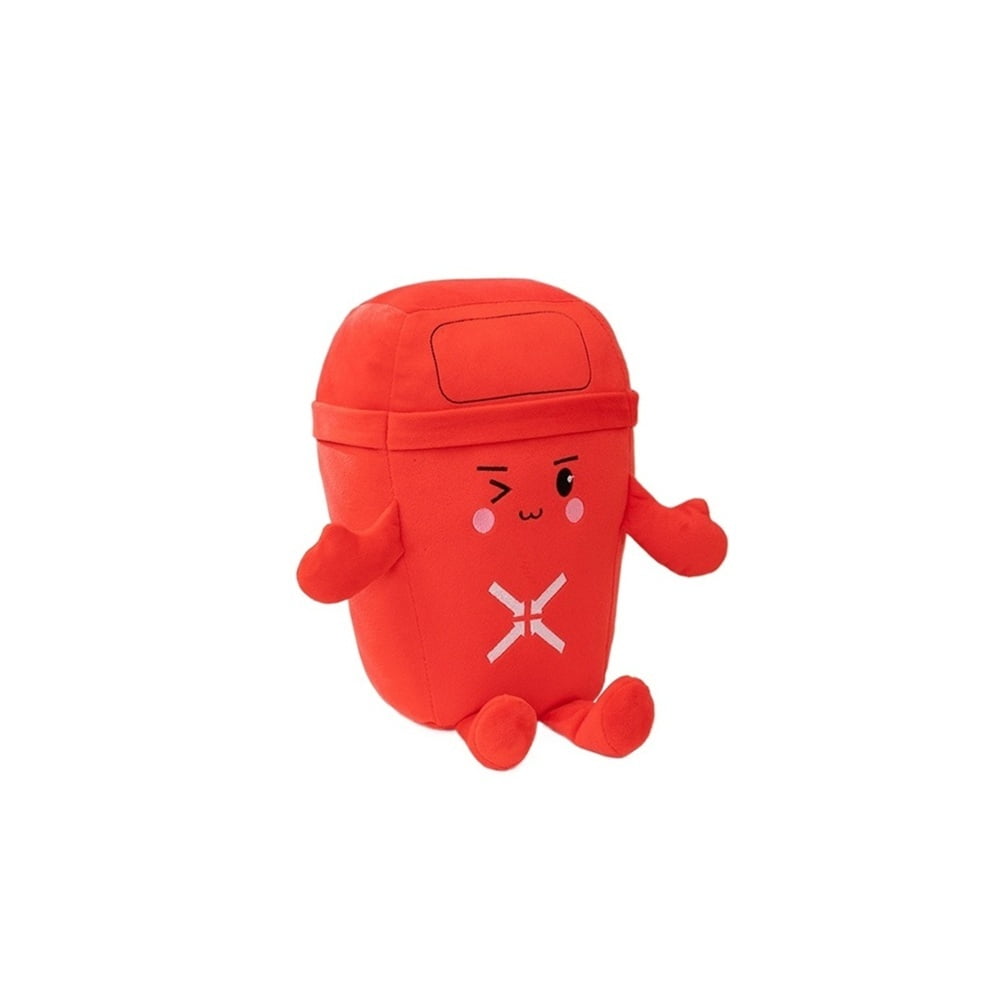 Cartoon Trash Can Plush Toy Doll - Walmart.com