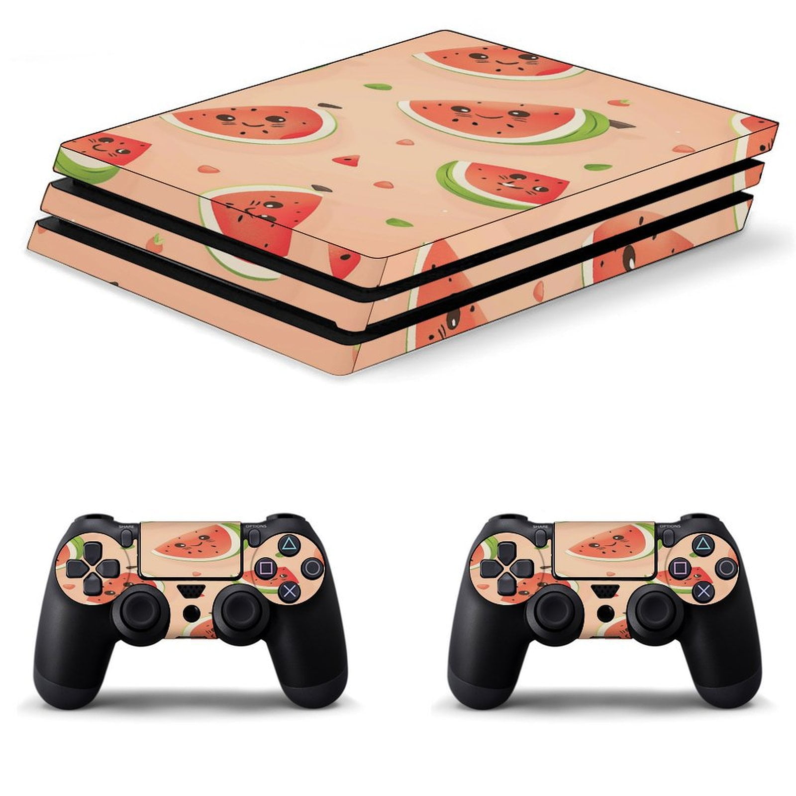 Cartoon Tropical Fruit Pattern PS4/PS4 Pro/PS4 Slim Skin Sticker For ...