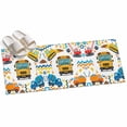 Cartoon Truck Hallway Runner Rug 2x6 Washable Non Slip Kitchen Runner ...