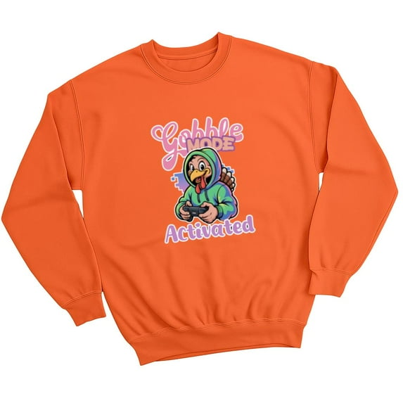 Cartoon Turkey Gamer With Controller Pixel Retro Graphic Print Cozy ...