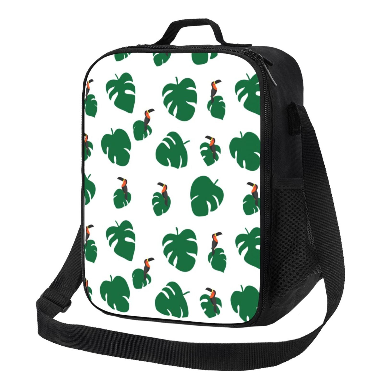 Cartoon Turtle Leaf Toucan Bird Lunch Box for Women Men, Insulated ...