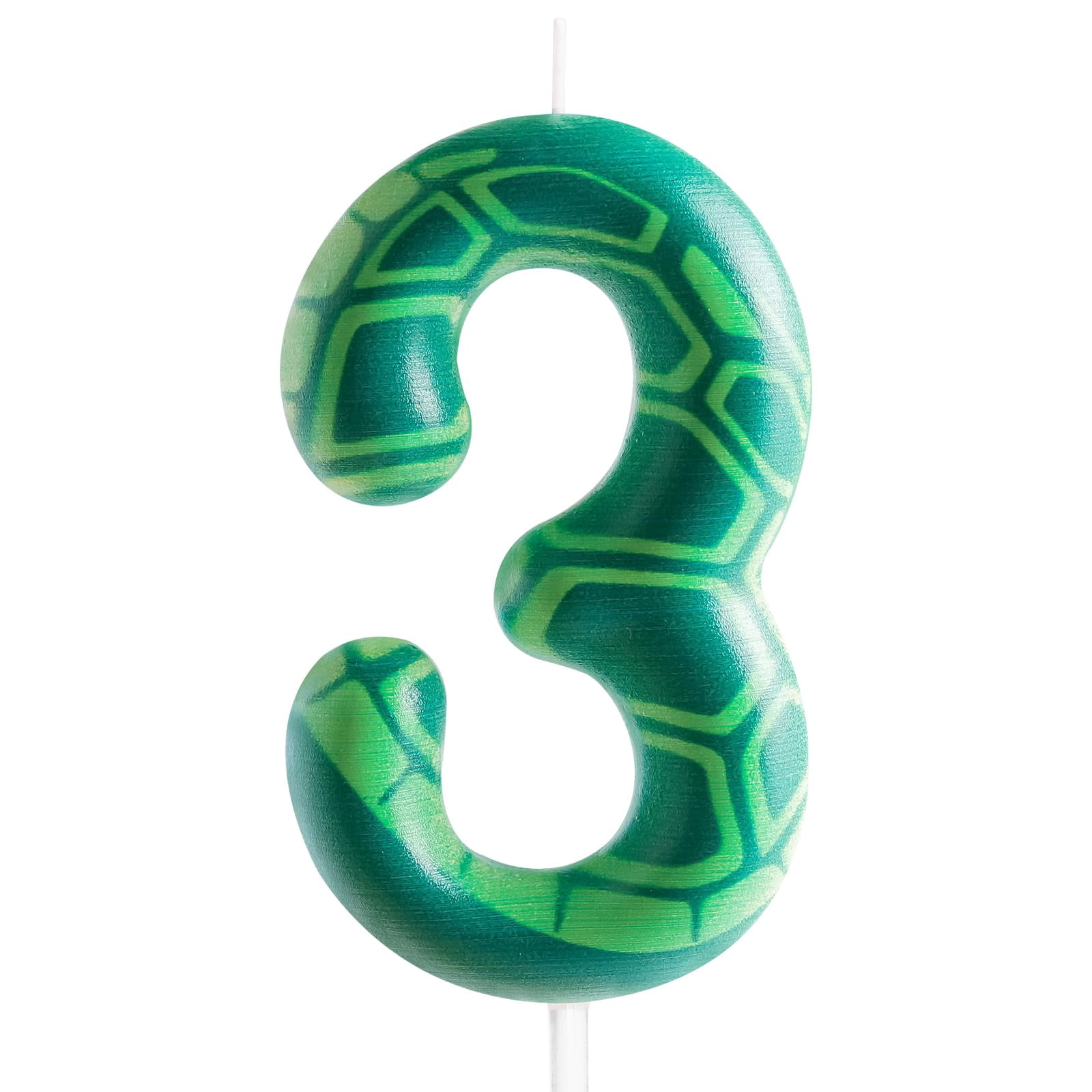 Cartoon Turtle Theme 3rd Birthday TVS1 Number 3 Turtle Cake Decoration ...