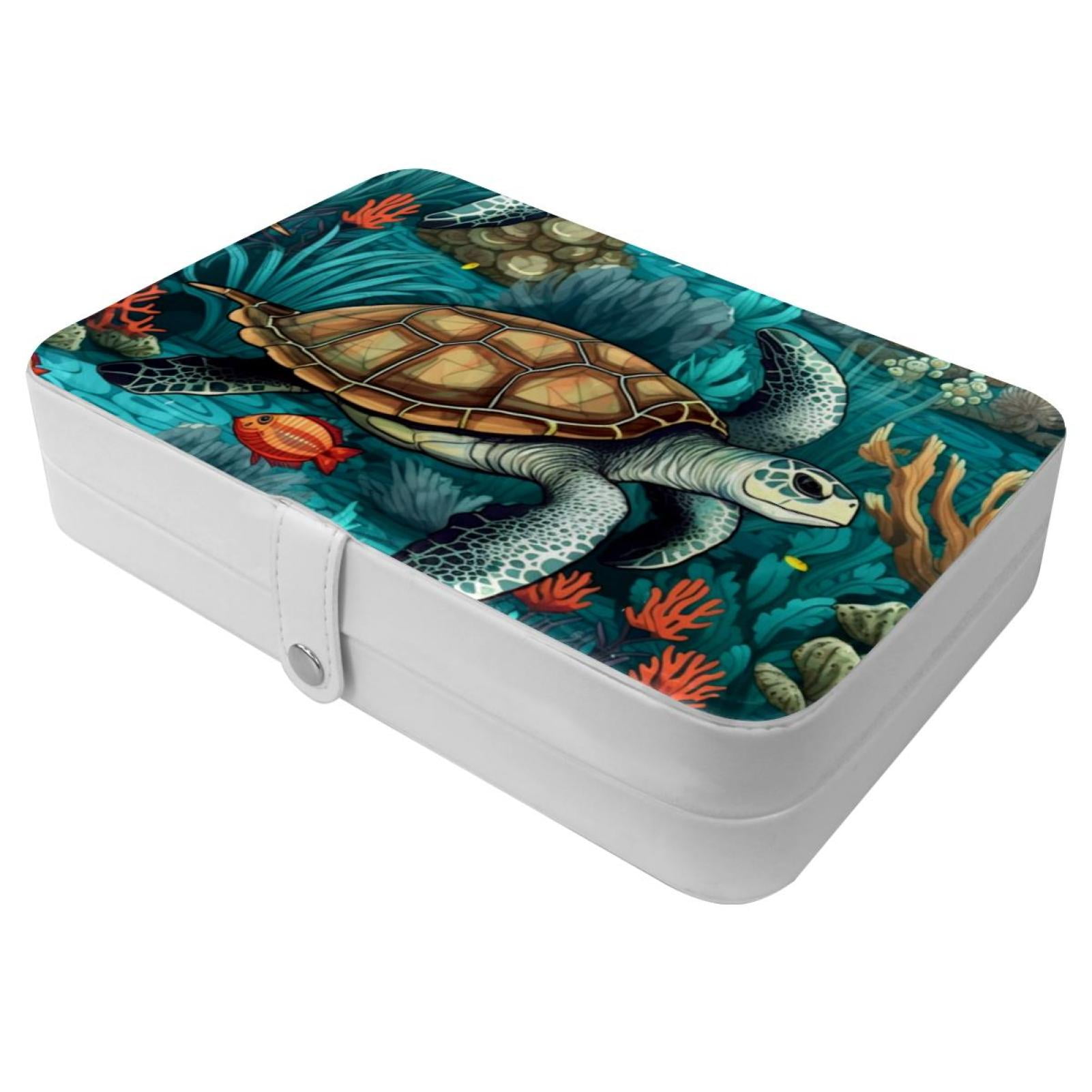Cartoon Turtle Travel Jewelry Box - Your Portable Treasure Chest for ...