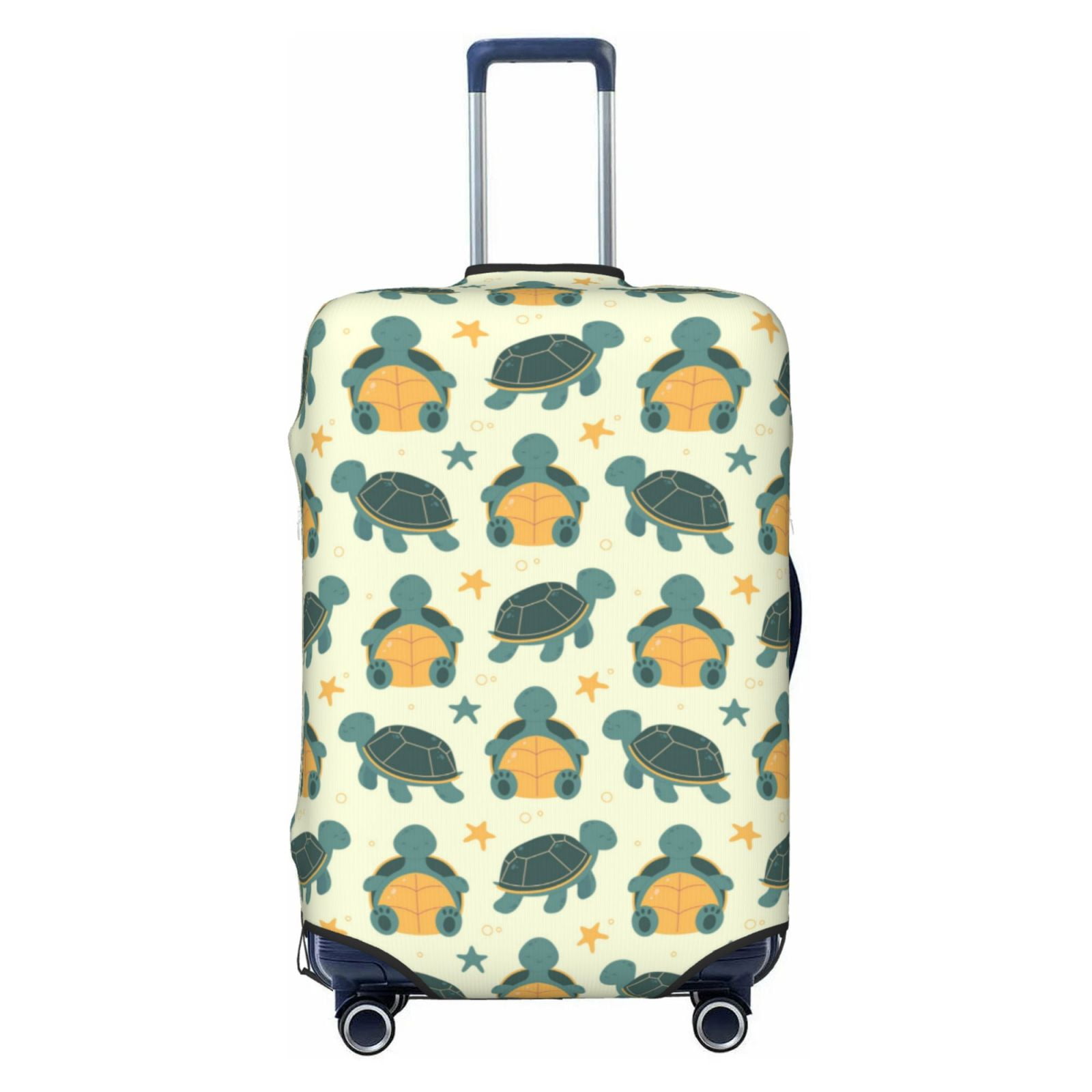 Cartoon Turtles Luggage Cover, Elastic Suitcase Cover Travel Suitcase ...