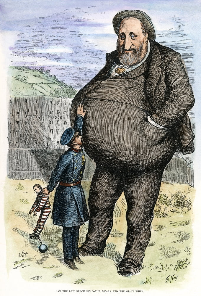 Cartoon: Tweed, 1872. /Namerican Cartoon By Thomas Nast On The Power Of ...