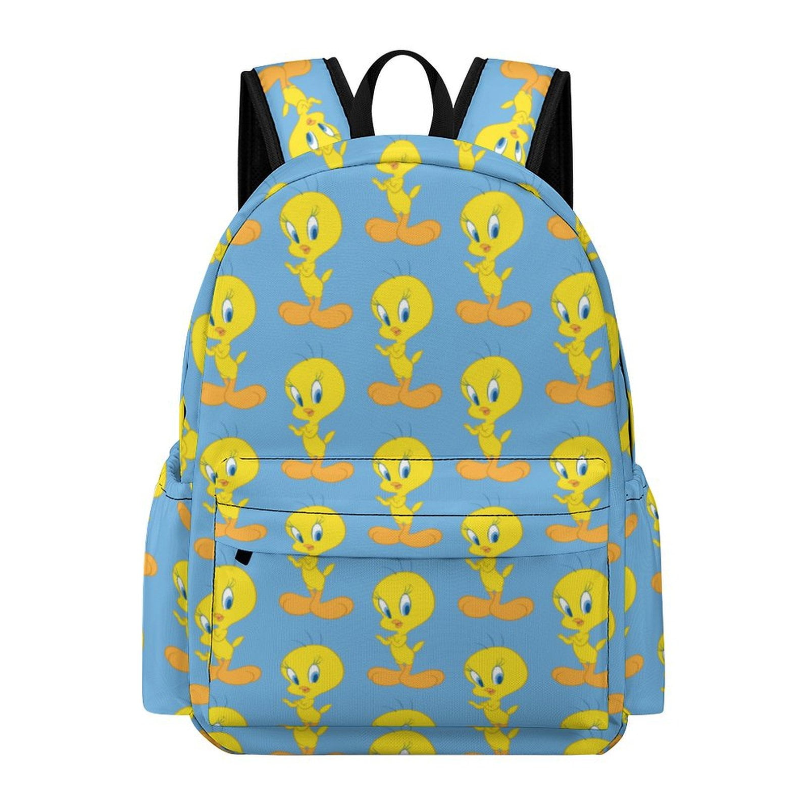 Cartoon Tweety Bird Adjustable Backpack Laptop Daypack Student School Bookbag Satchel Half ...