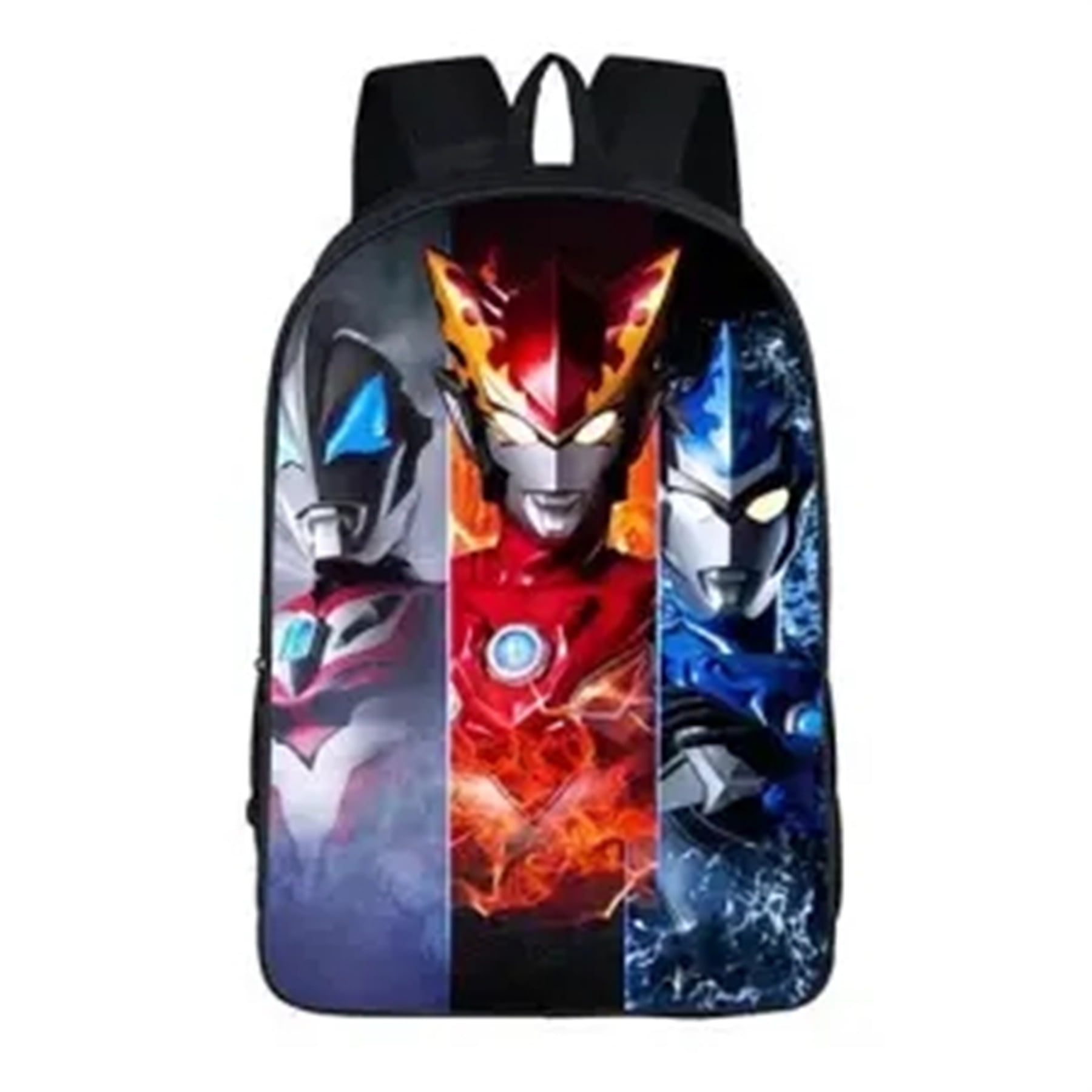 Cartoon Ultraman Graphic Backpack-Students Back to School Lightweight ...