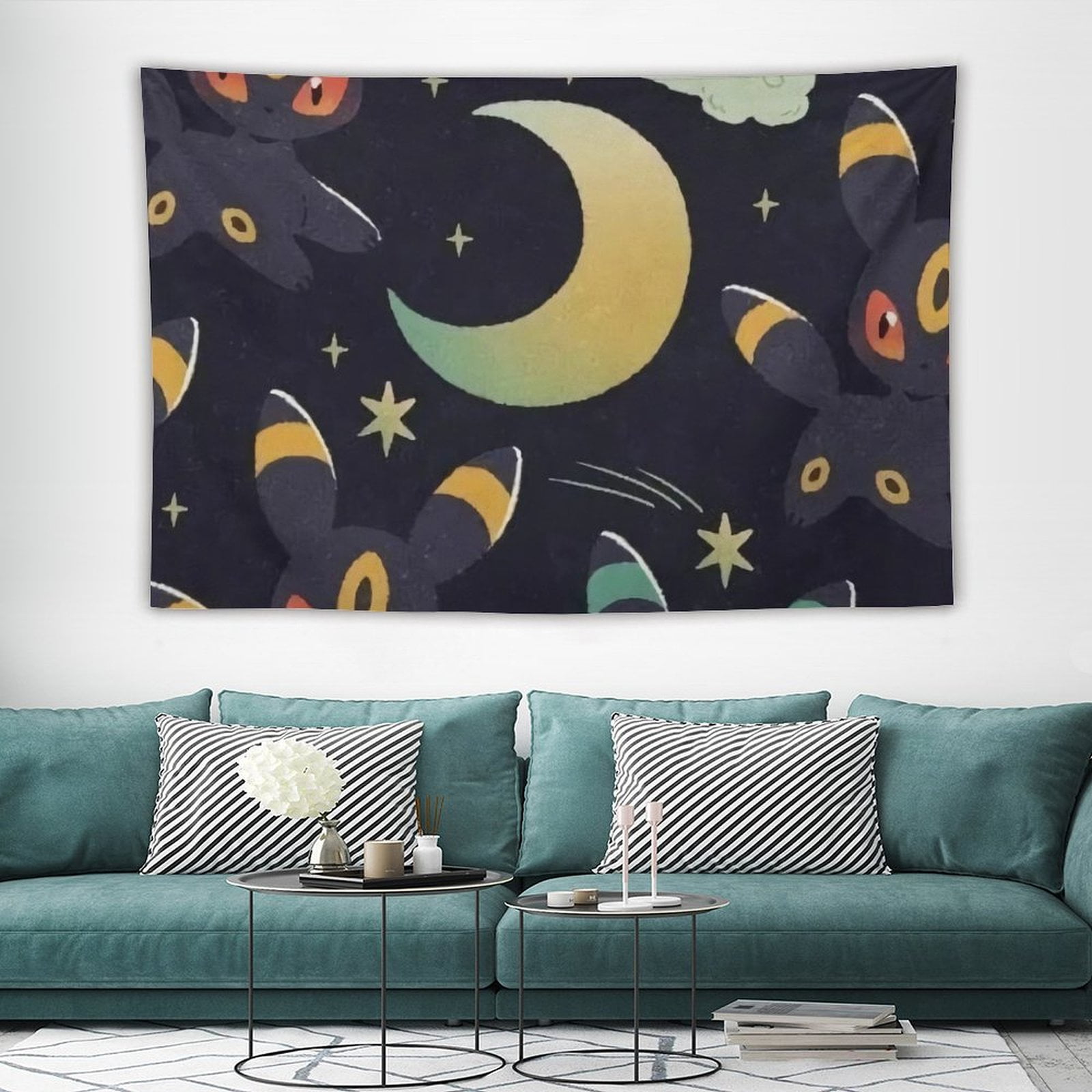 Cartoon Umbreon Tapestry,Cartoon Umbreon Tapestry Wall Hanging,Wall ...