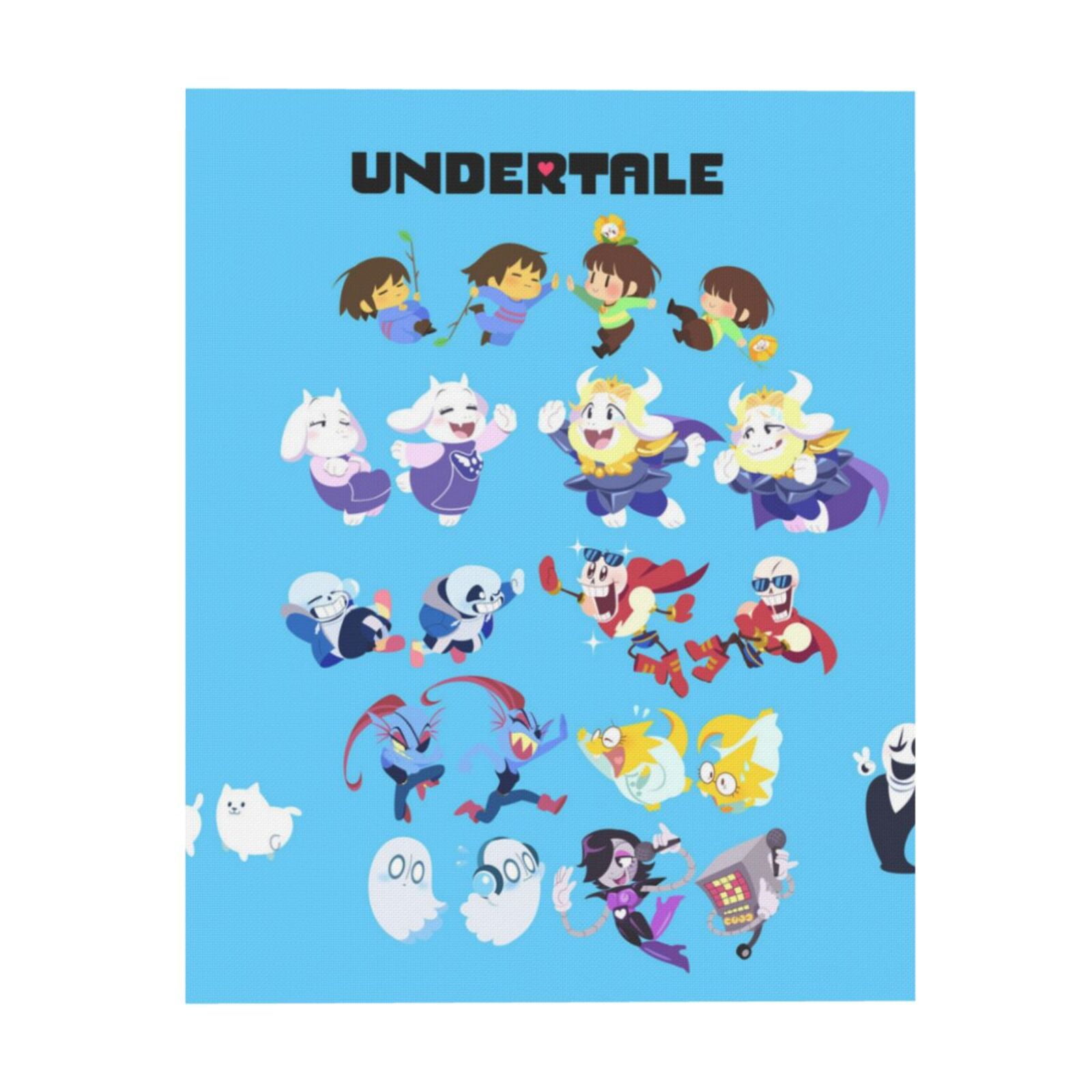 Cartoon Undertale Canvas Decorative Poster Gift Art Picture Painting ...