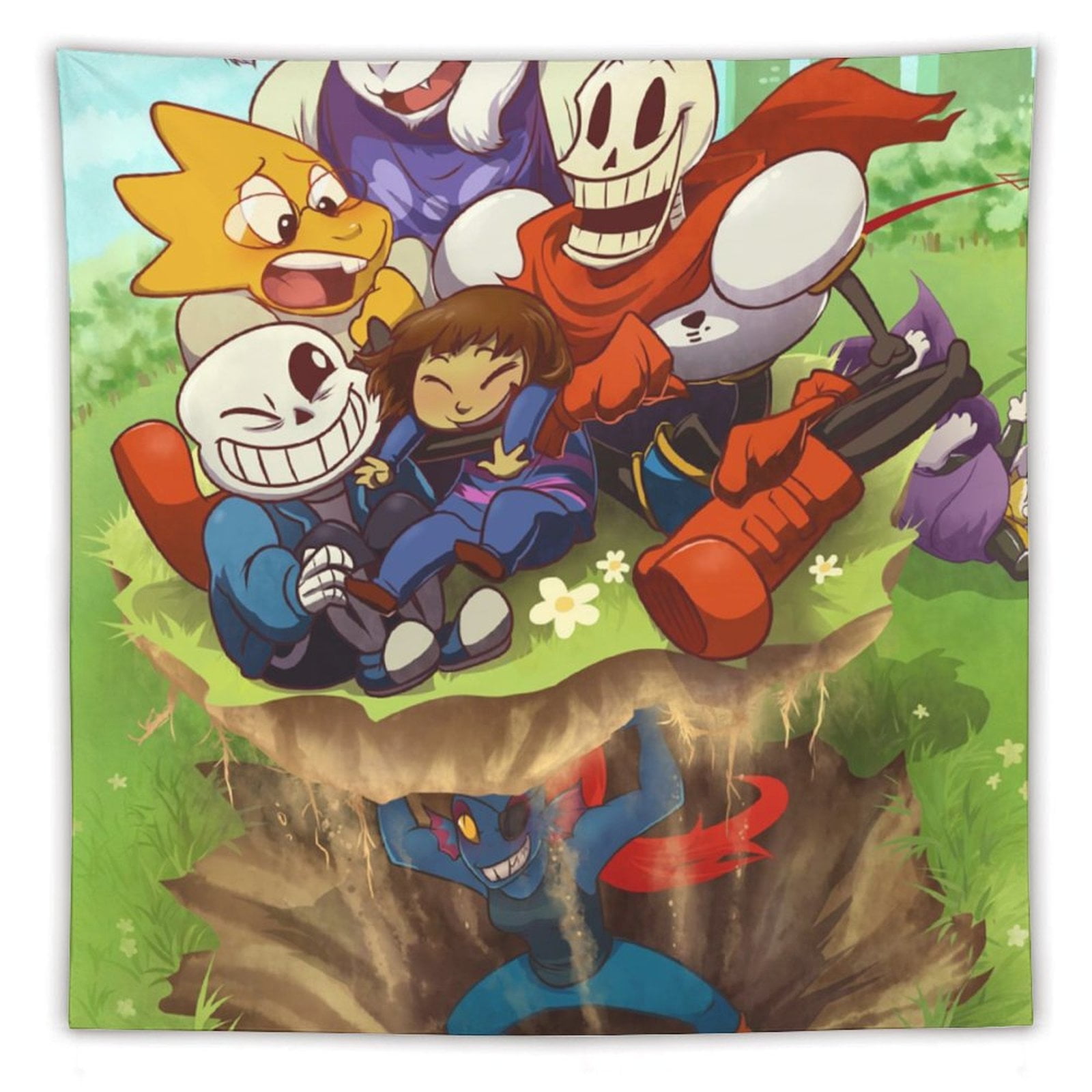 Cartoon Undertale Game Tapestry Luxury Wall Hanging Tapestries Decor ...