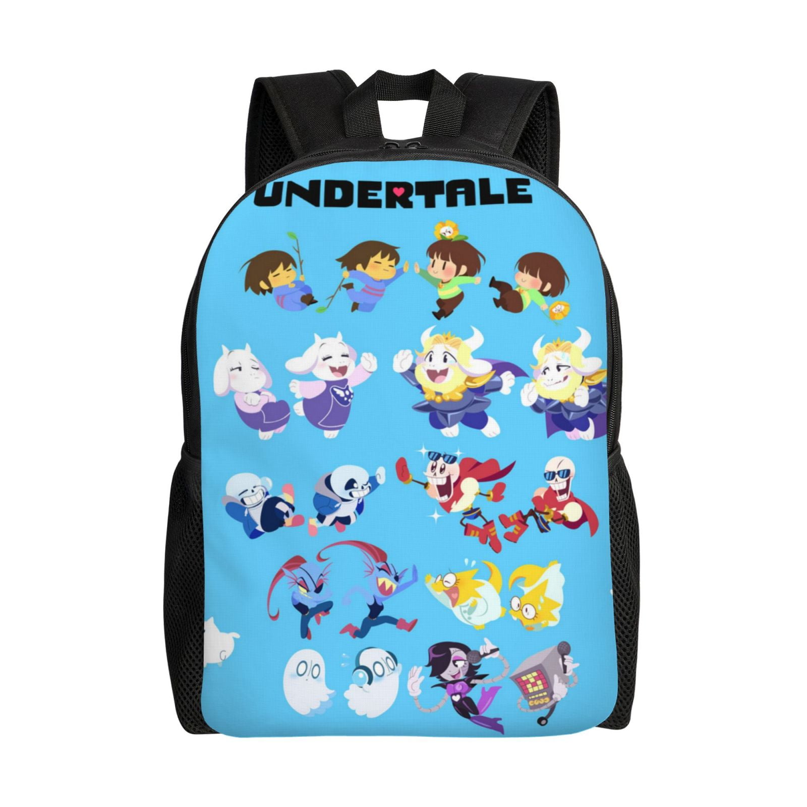 Cartoon Undertale Unisex Backpack Laptop Daypack Adjustable Shoulders ...