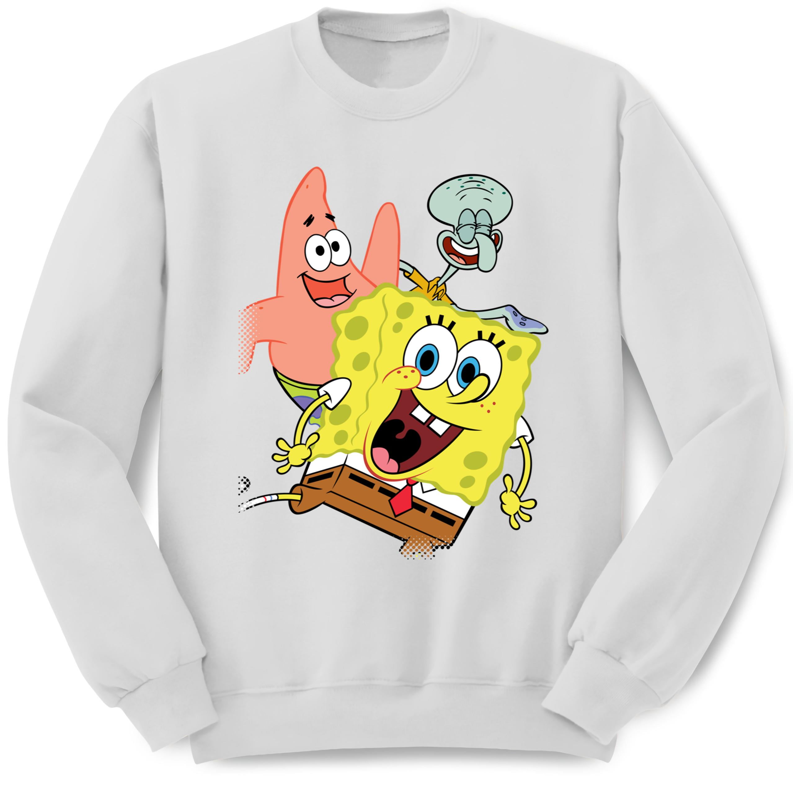 Cartoon Underwater Adventures Tee, Square Sponge Character Shirt ...