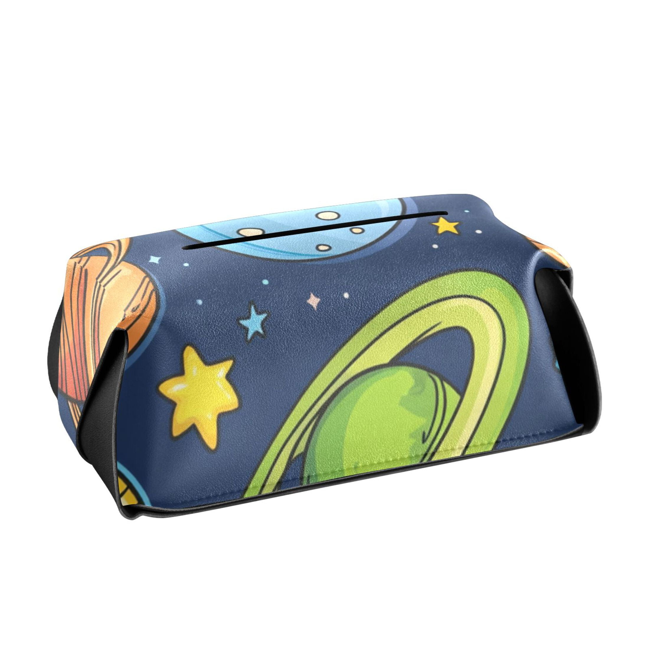 Cartoon Universe Planet Tissue Box Cover Leather Square Rectangle ...