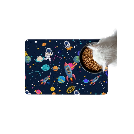 Cartoon Universe Space Doormat Non Slip Diatomaceous Earth Door Mat ...