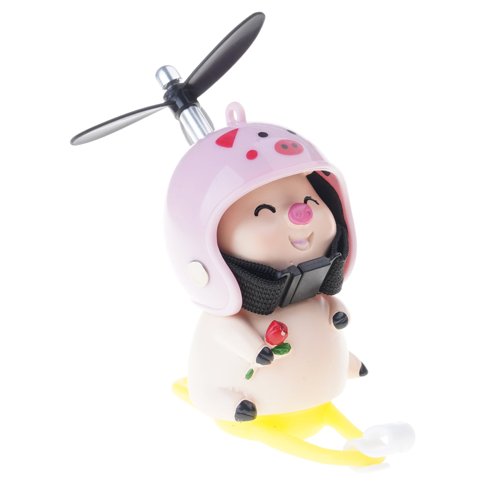 Cartoon Vehicle Ornament Blow Twirler Dashboard Decoration Propeller ...