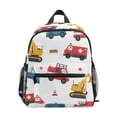 Cartoon Vehicles Mini Backpack Cute Small Backpack with Chest Strap and ...