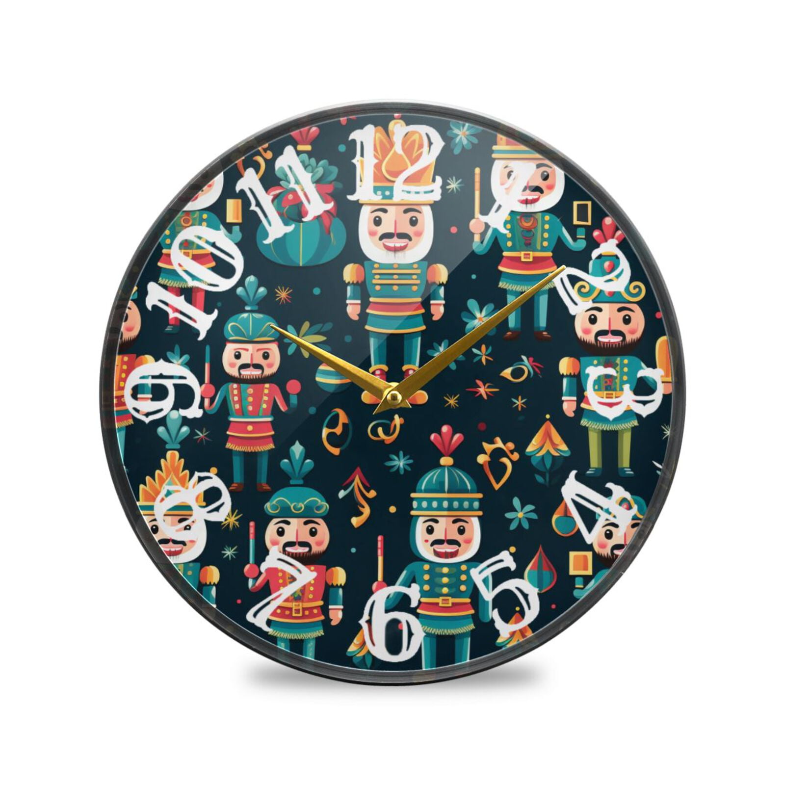 Cartoon Villain Wall Clock 12 Inch Silent Non Ticking Battery Operated ...