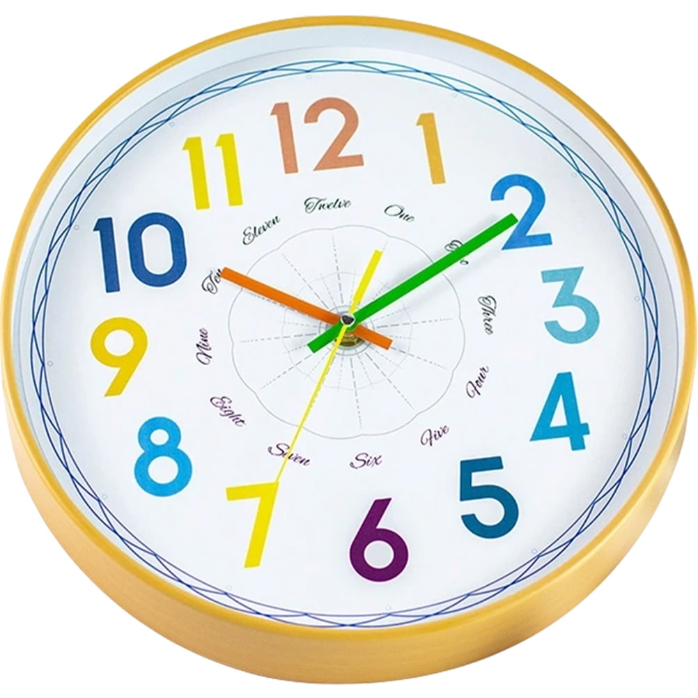 Cartoon Wall Clock for Home Multi Color Synthesis Material Easy to ...