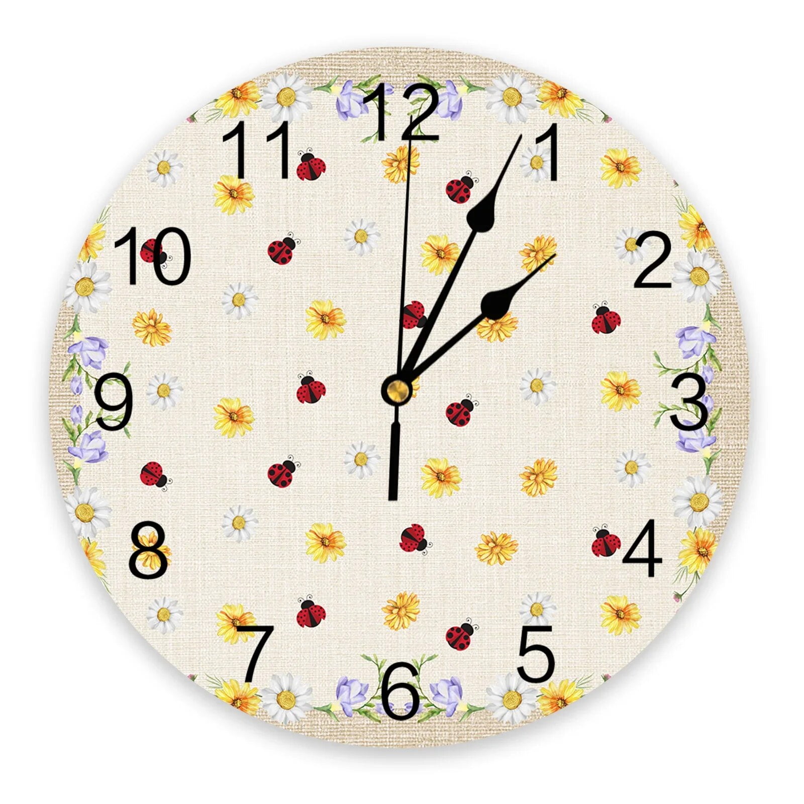 Cartoon Wall Clocks Brief Design Silent Home Cafe Office Wall Decor ...