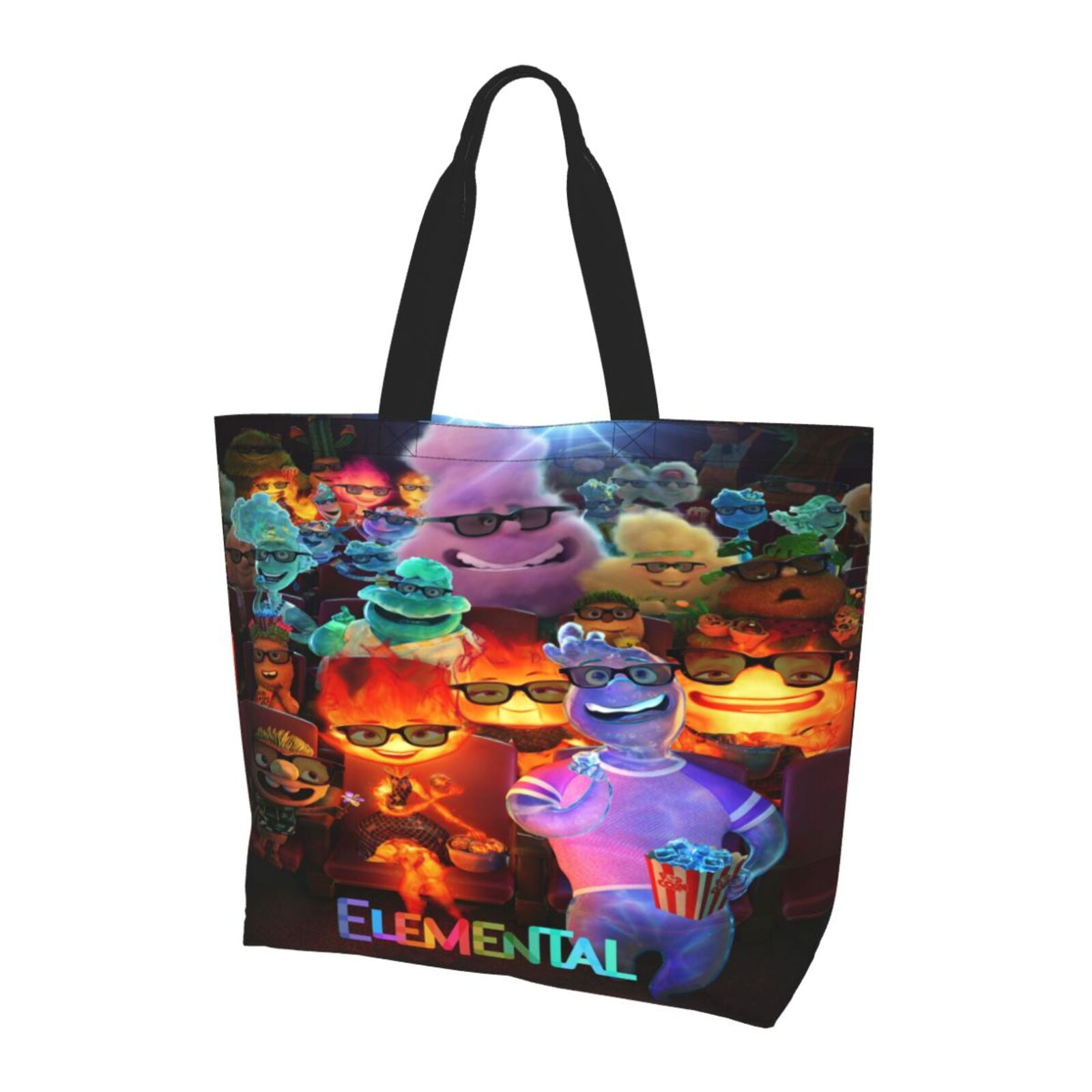 Cartoon Water Fire Elementa Totes Bag Shopping Shoulder Bags For Women ...