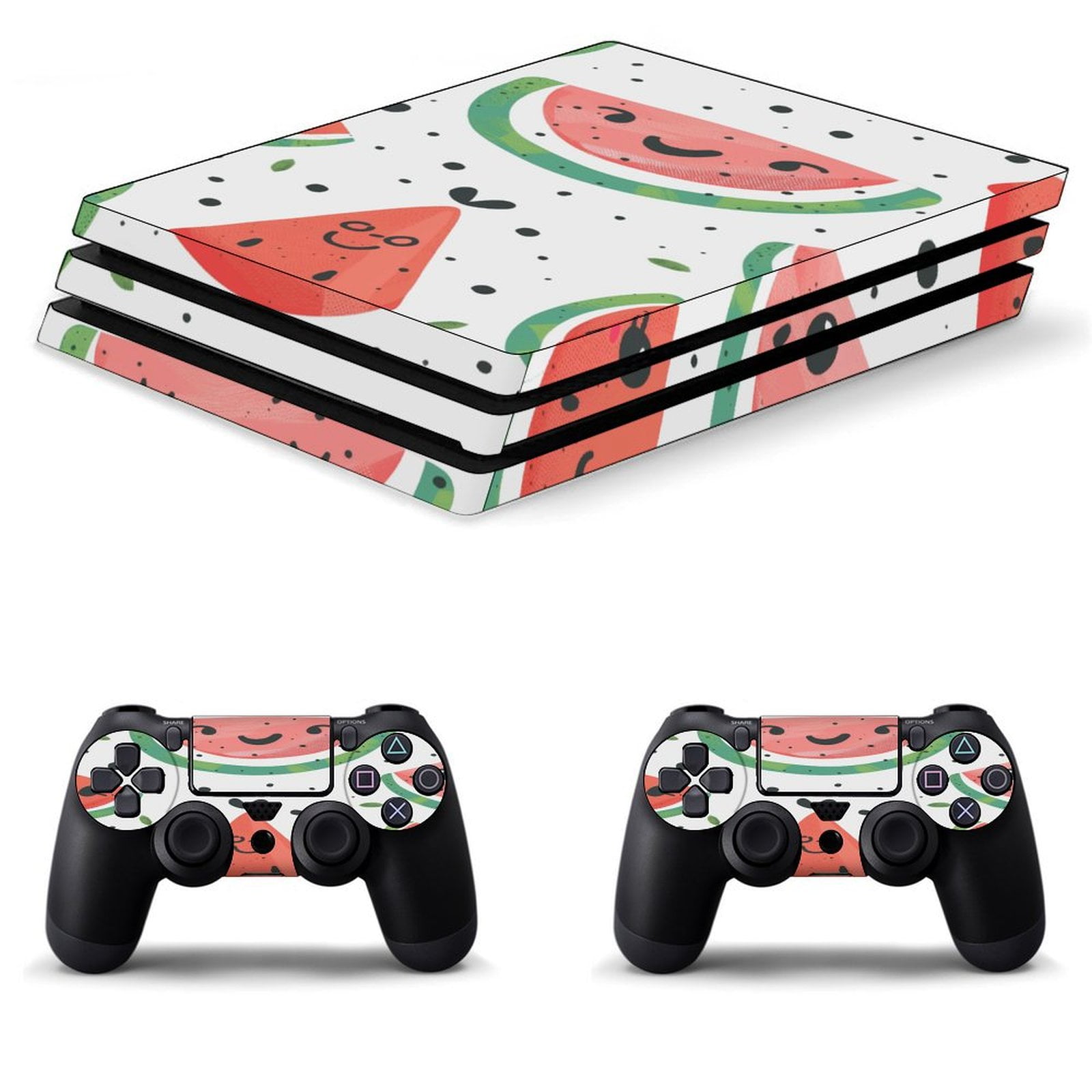 Cartoon Watermelon Pattern PS4/PS4 Pro/PS4 Slim Skin Sticker For ...