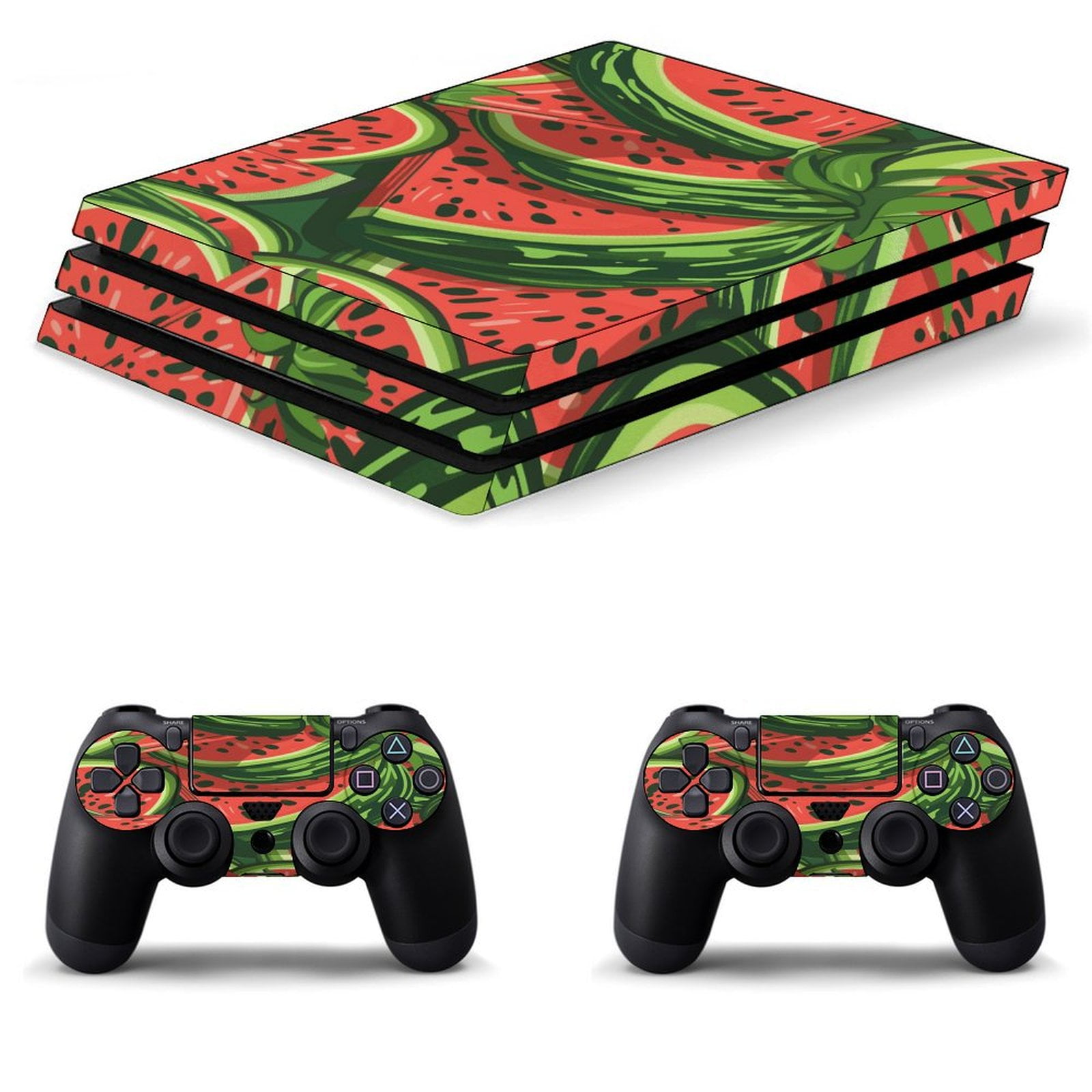 Cartoon Watermelon Pattern PS4/PS4 Pro/PS4 Slim Skin Sticker For ...