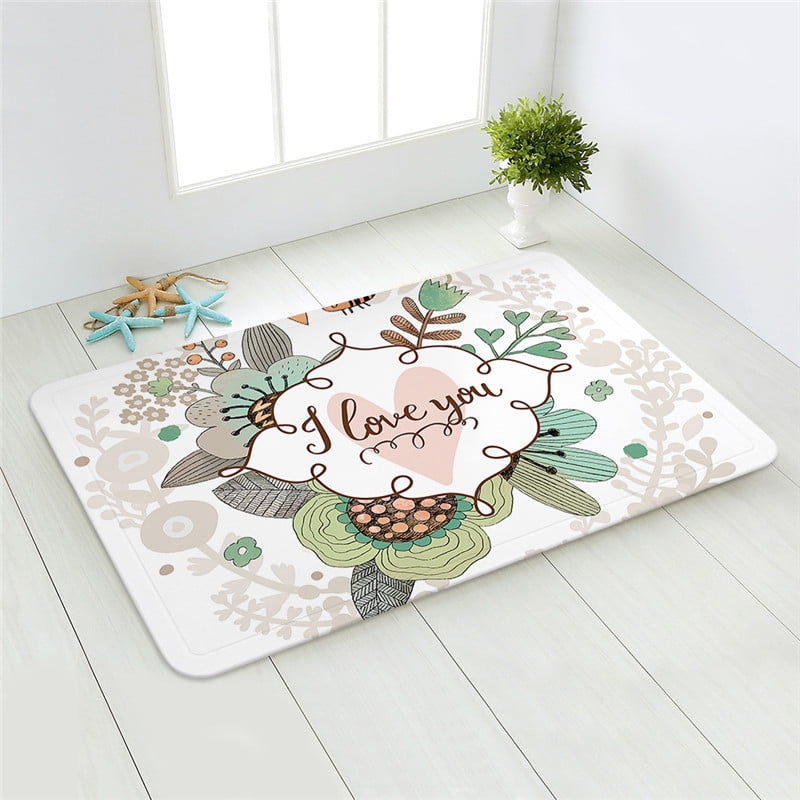 Cartoon Welcome Entrance Door Mats Rabbit Carpets Rugs for Home Bath ...